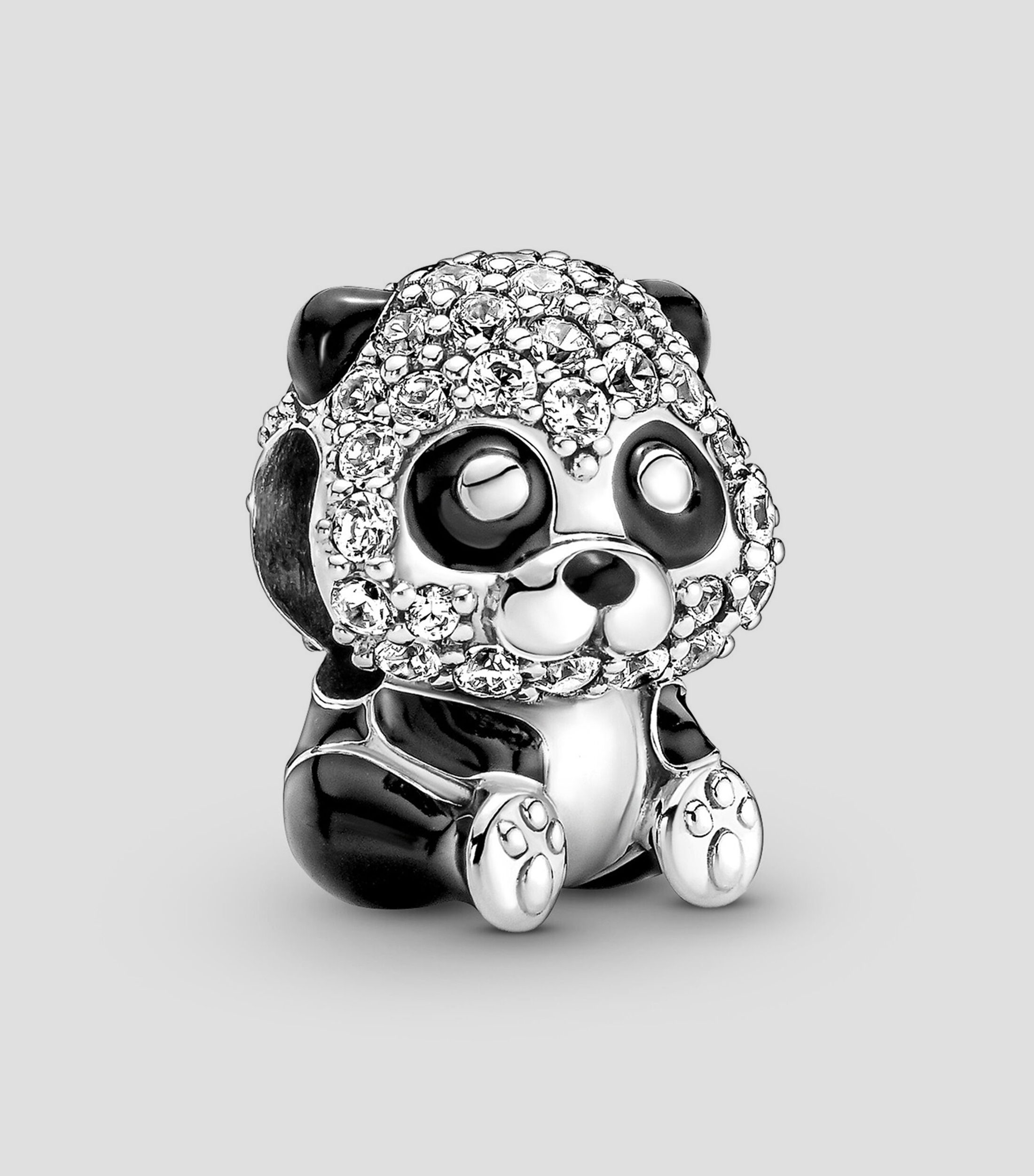 Pandora Charm en plata Panda con zirconita cúbica Mujer - El Palacio de ...