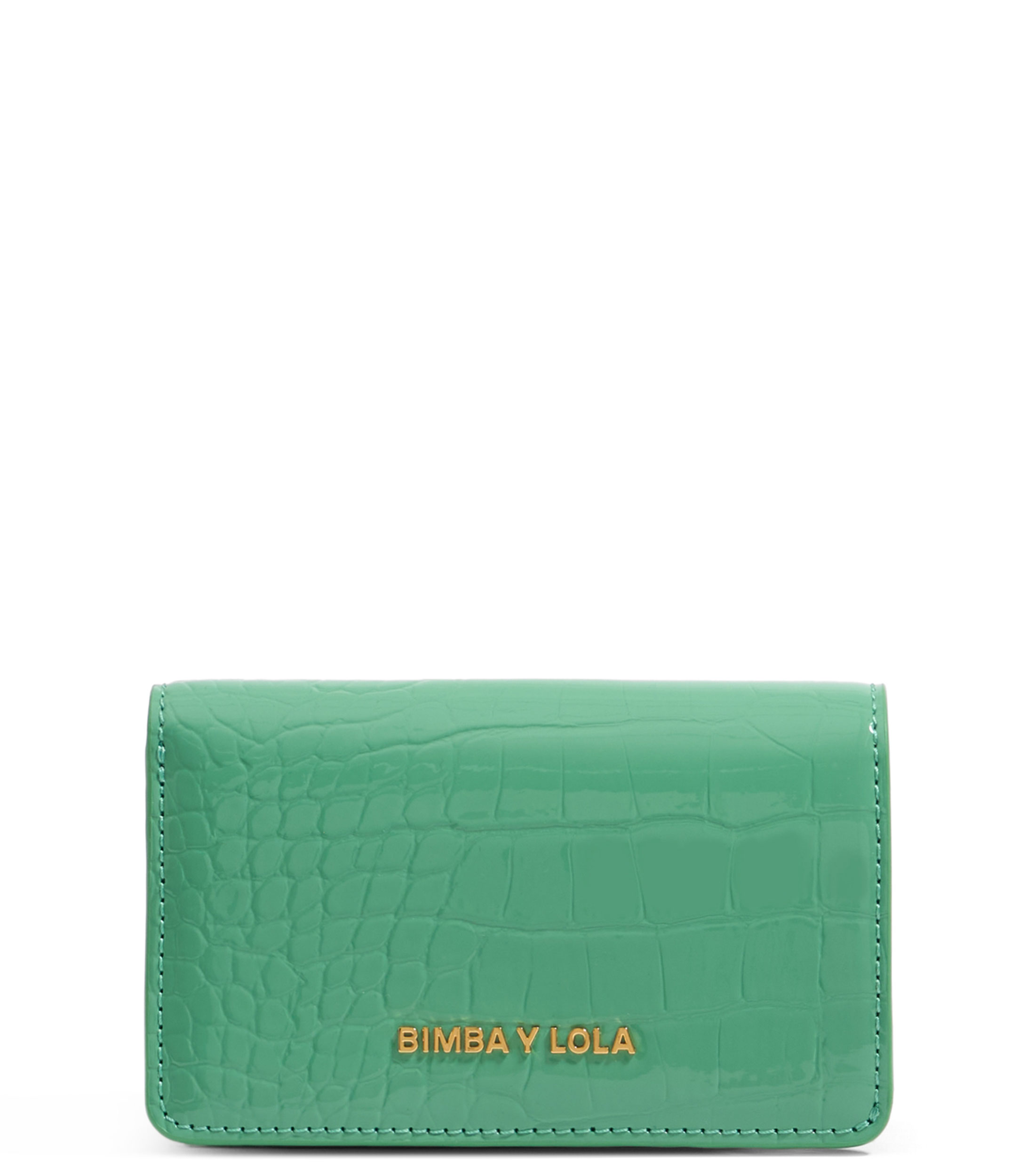 Bimba y Lola: Cartera verde texturizada Mujer | El Palacio de Hierro