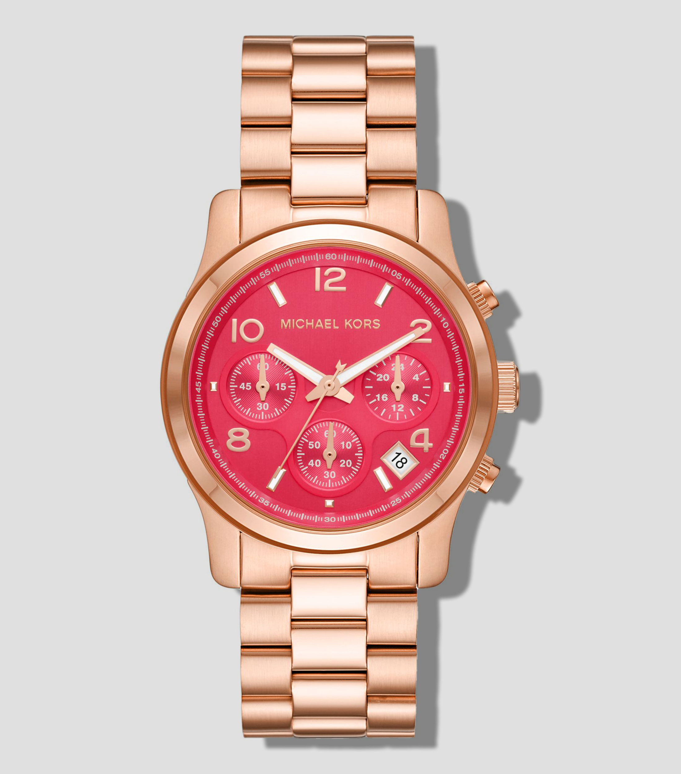 Michael Kors Reloj para mujer Runway Casual Oro Rosa - El Palacio de Hierro
