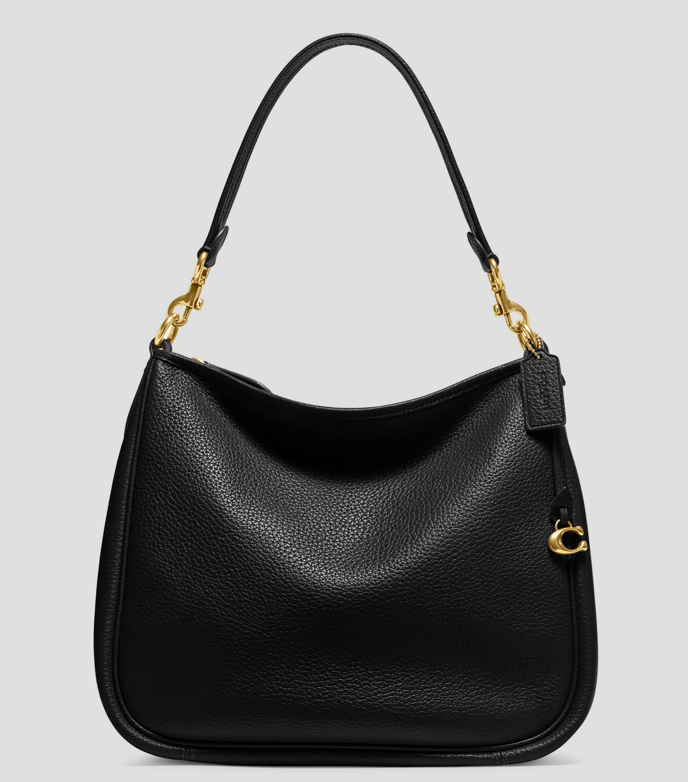 COACH: Bolso hobo negro en piel granulado Mujer | El Palacio de Hierro