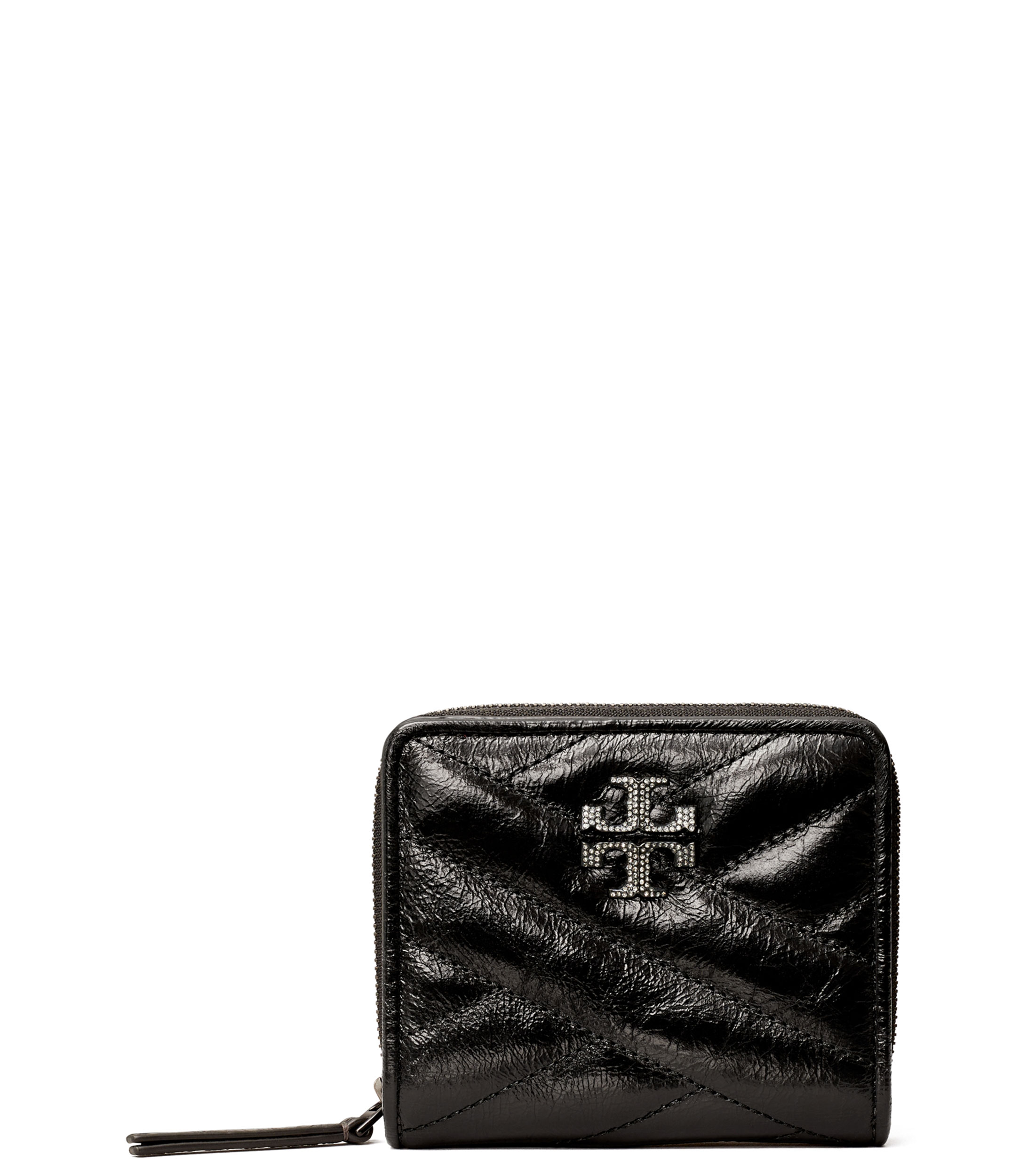 Tory Burch: Cartera Bifold Negra en Cuero Kira Mujer | El Palacio de Hierro