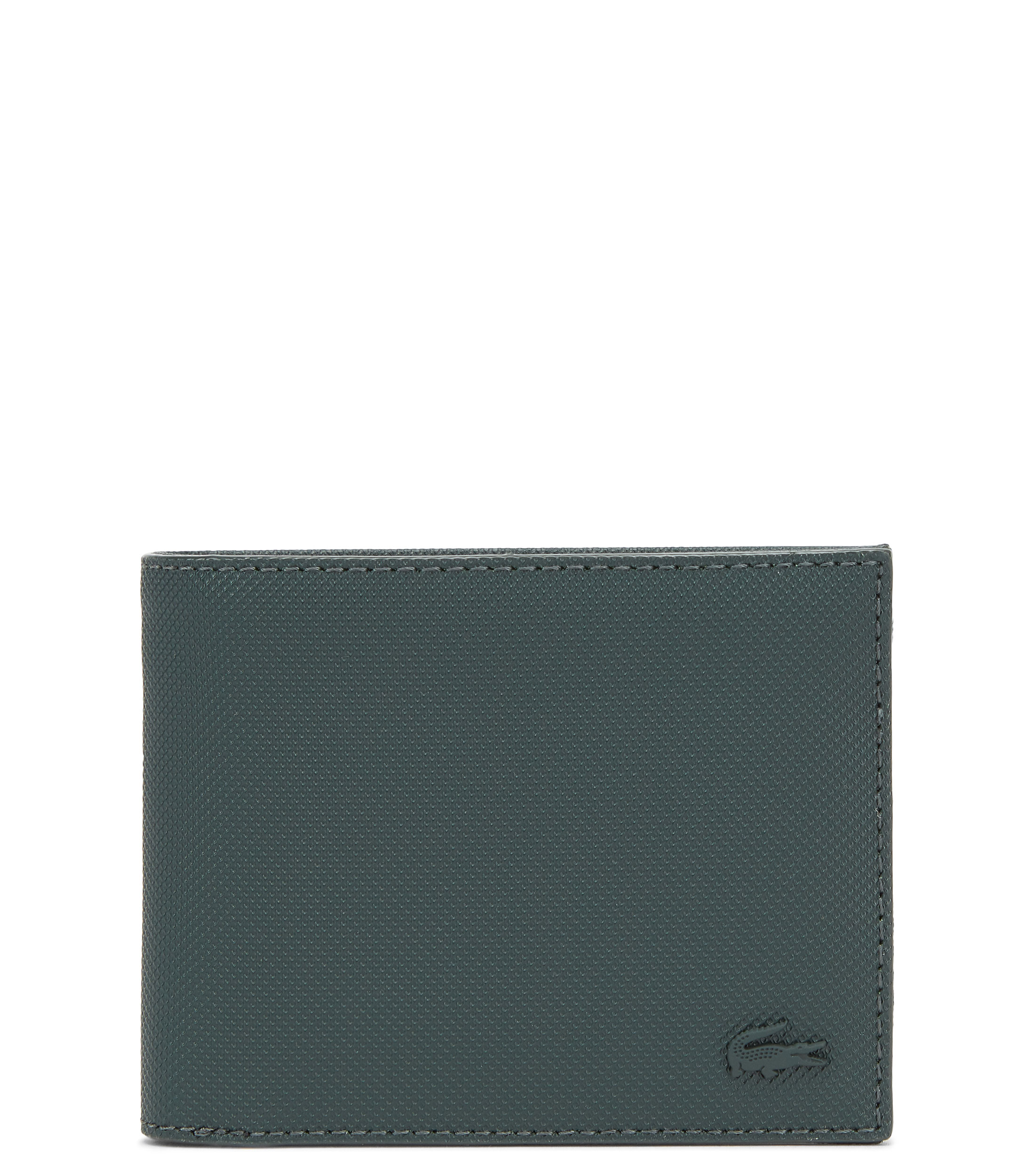 Lacoste: Cartera bifold verde Sinople granulada Hombre | El Palacio de ...