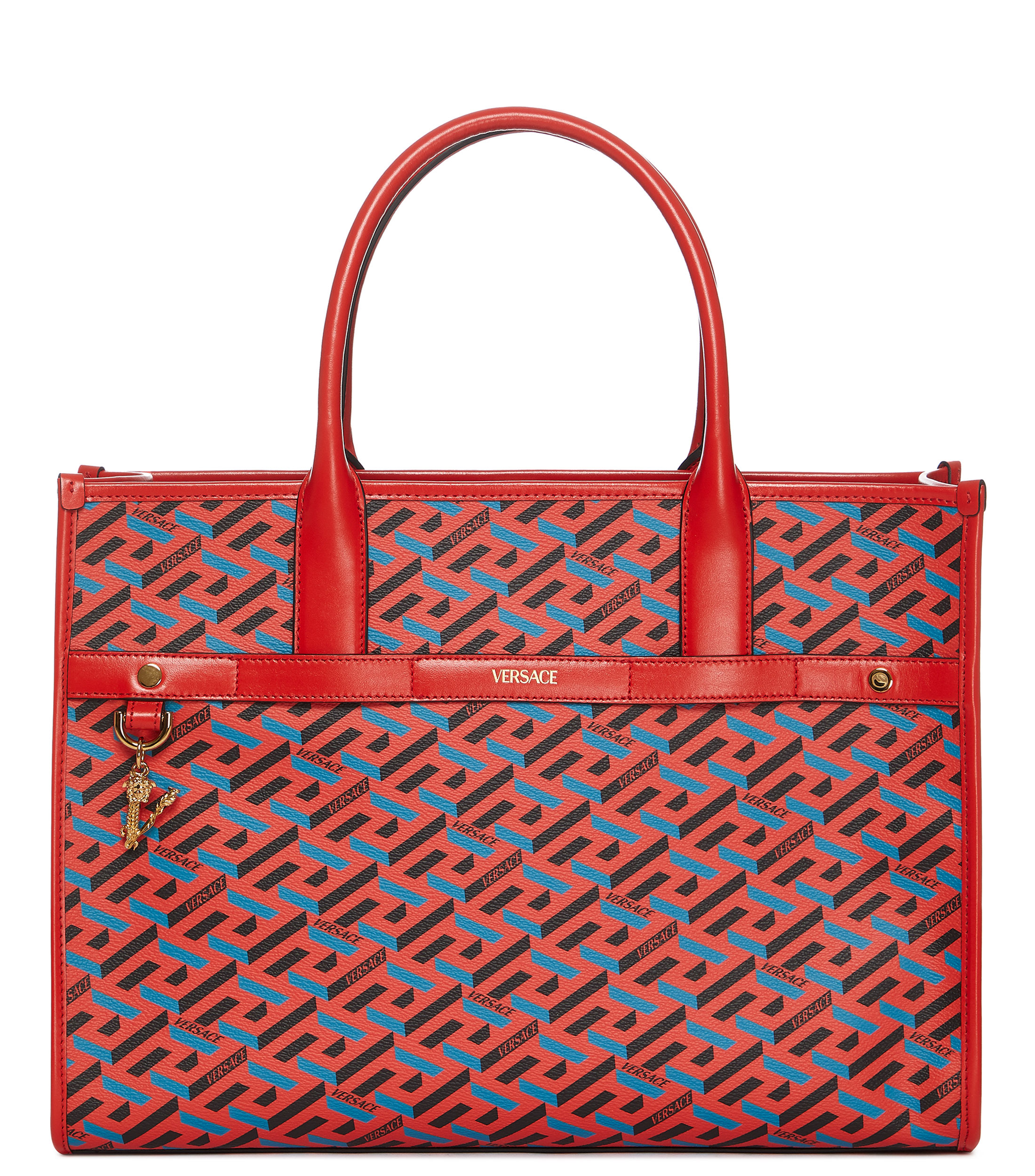 Versace: Bolso Tote multicolor con monogram Mujer | El Palacio de Hierro