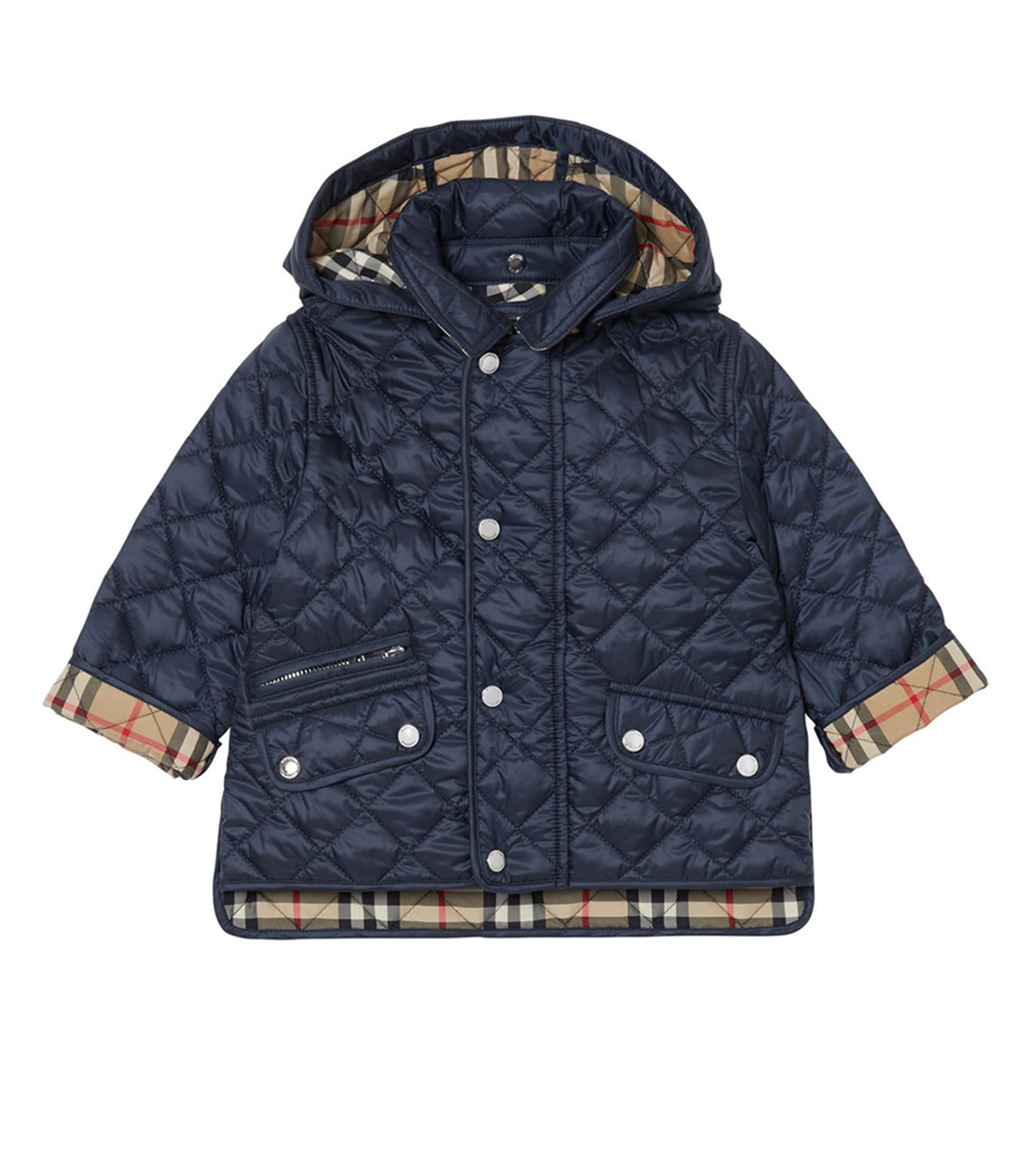 Burberry Chamarra Acolchada Con Capucha Niño El Palacio De Hierro