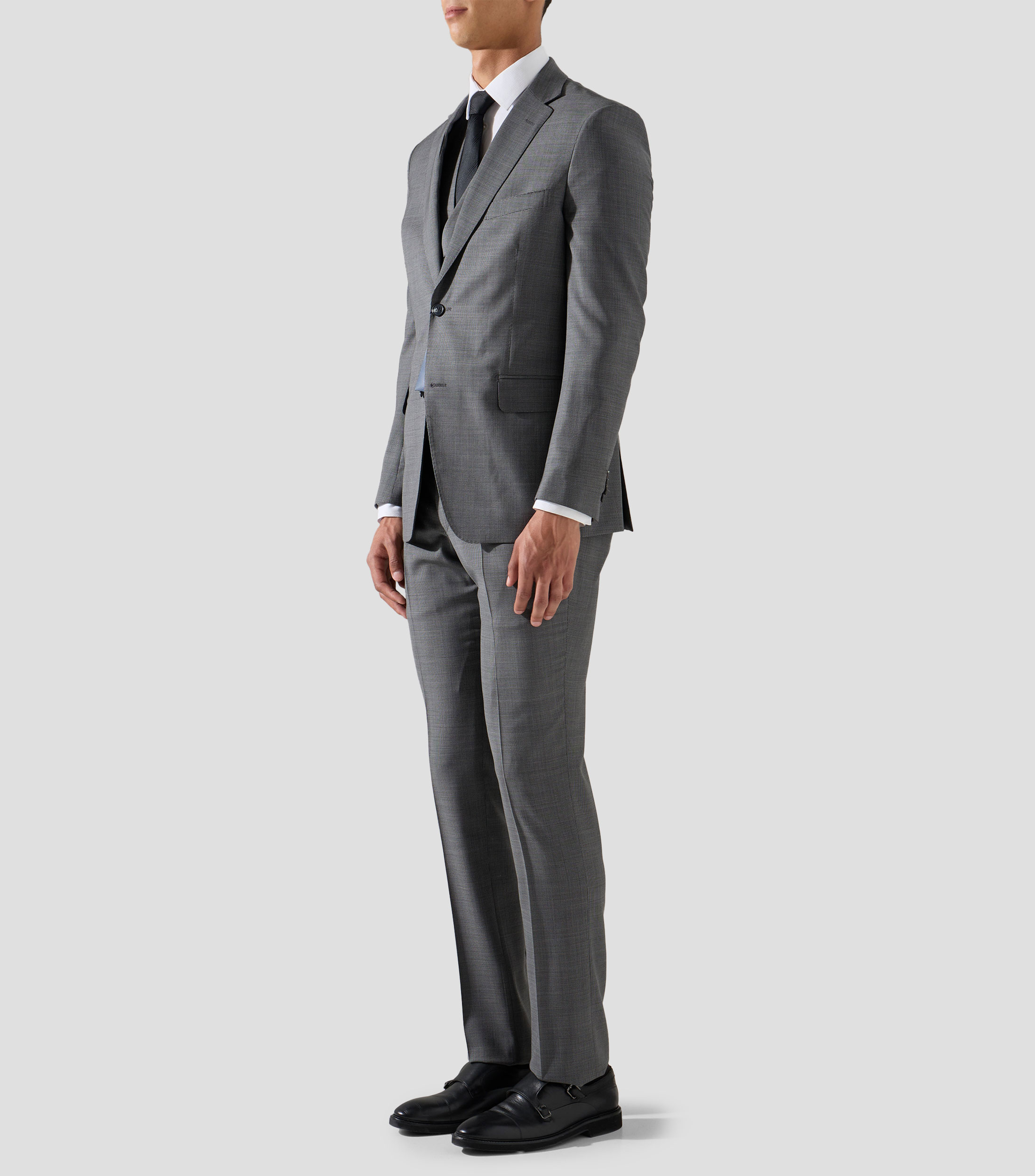 BUCCELLI: Traje 3 piezas de corte Slim Fit liso Hombre | El Palacio de ...