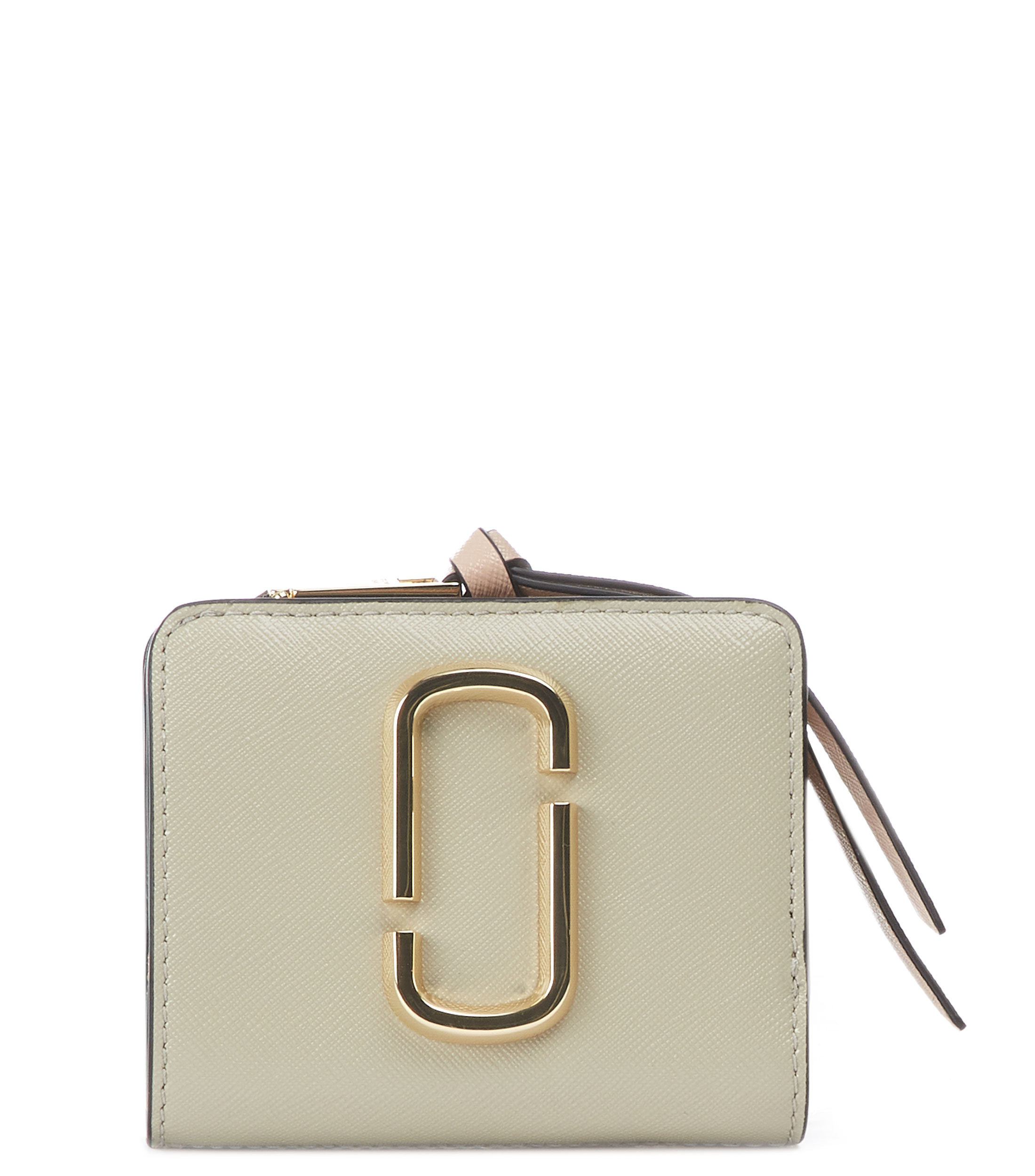 Marc Jacobs: Cartera mini compacta bicolor en piel jaspeada Mujer | El ...