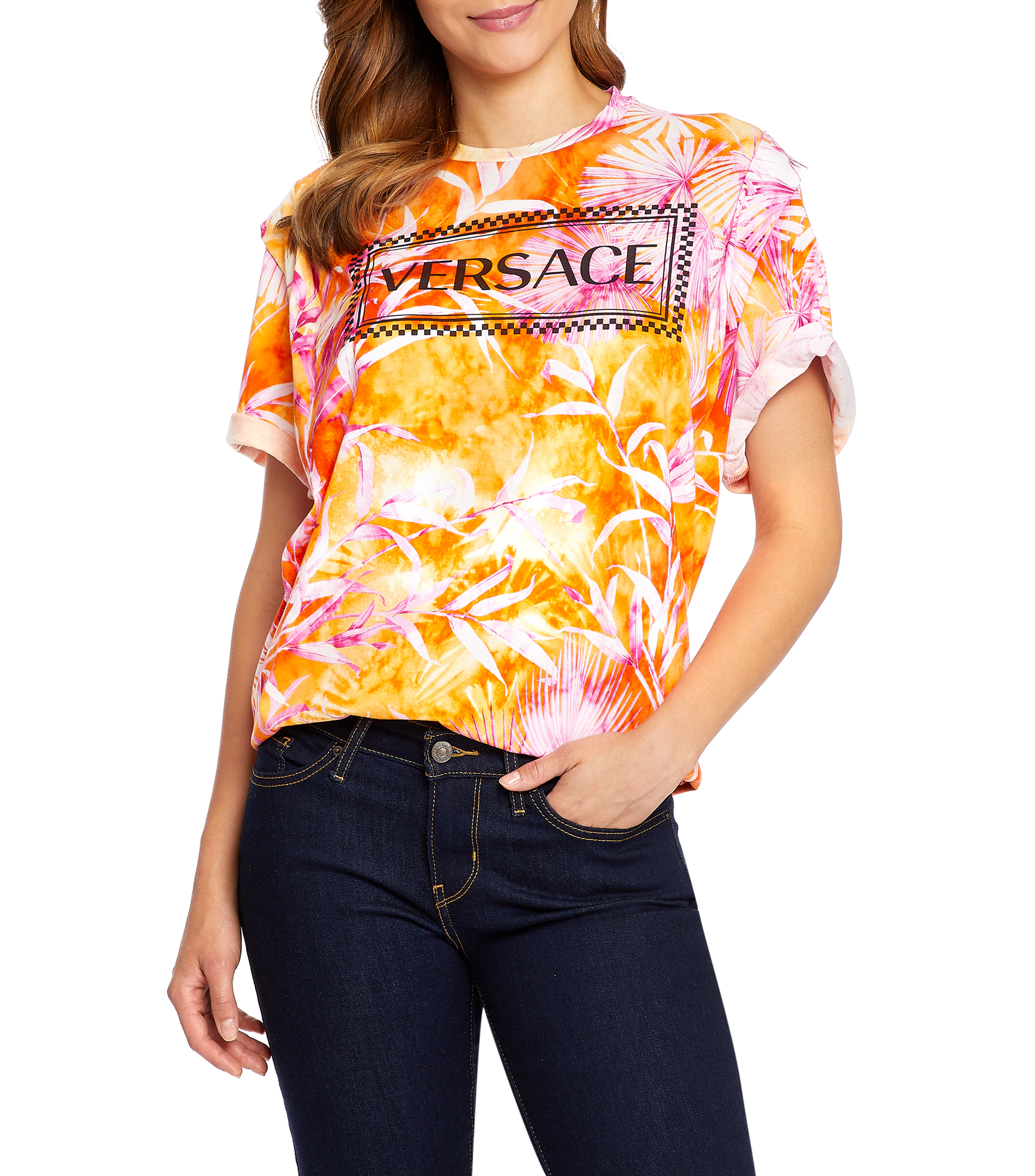 Versace Playera estampada con manga corta Mujer - El Palacio de Hierro