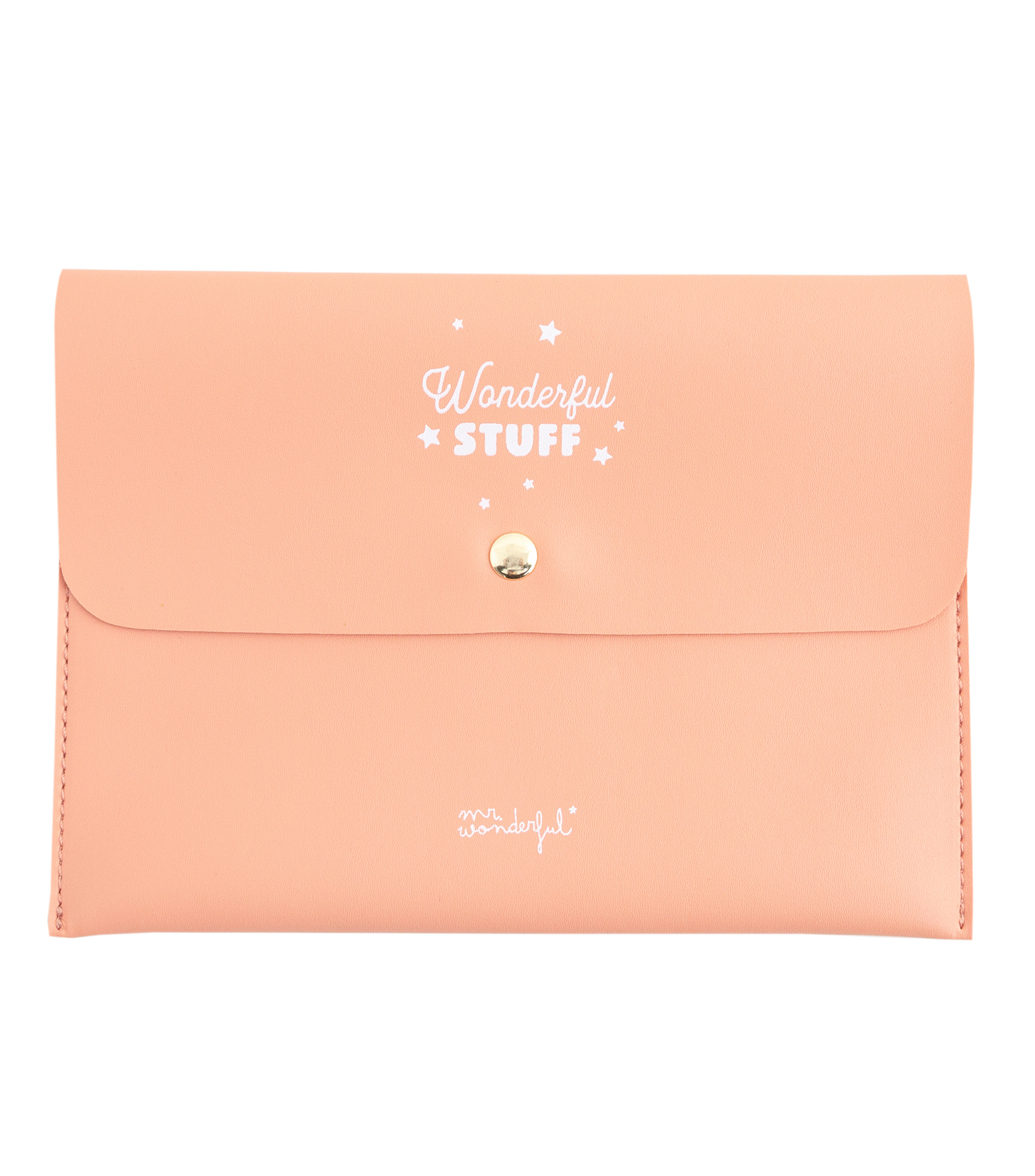 Mr. Wonderful Portadocumentos rosa con tipografía - El Palacio de Hierro