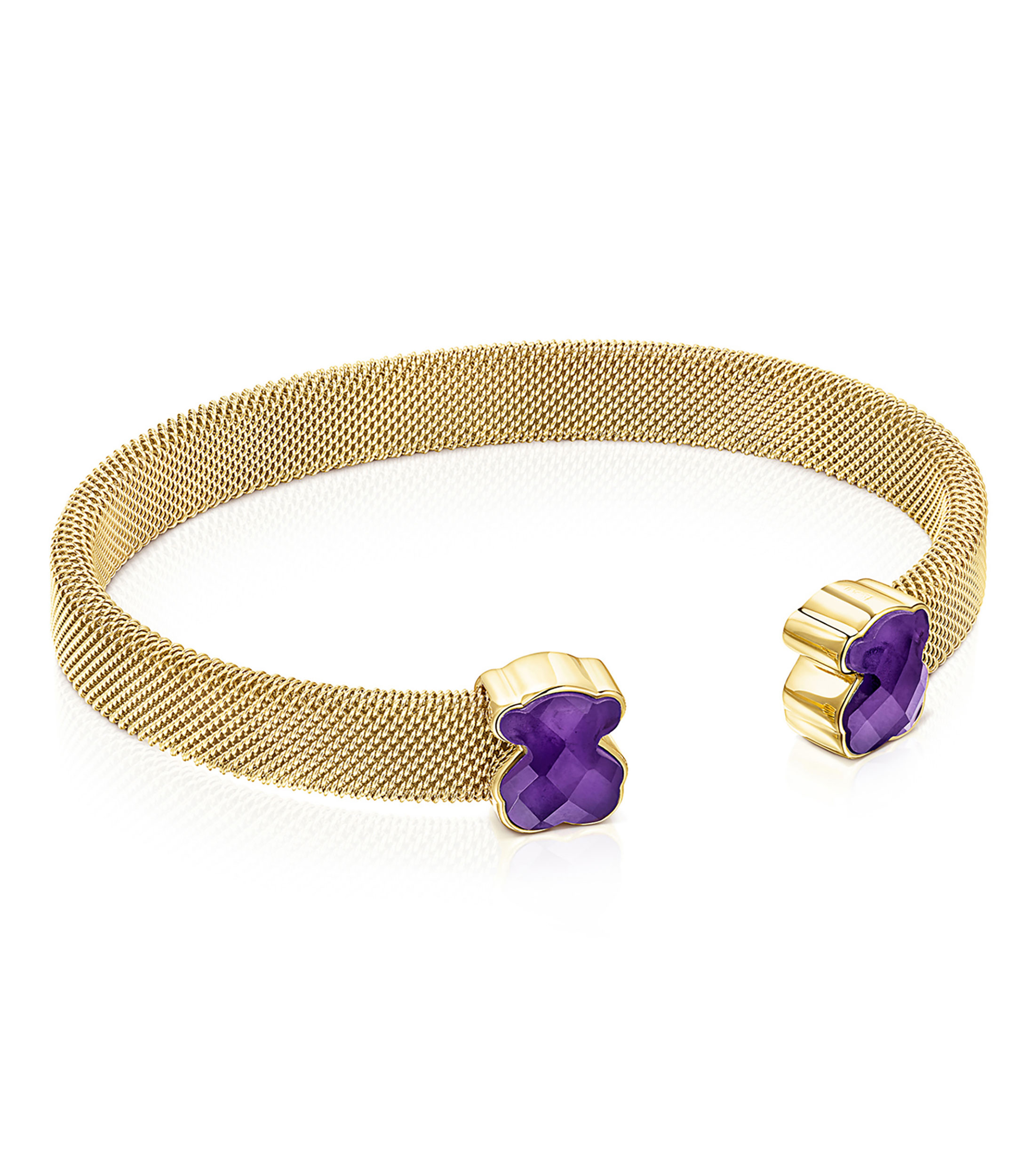 Tous Brazalete Mesh Color con amatista Mujer - El Palacio de Hierro