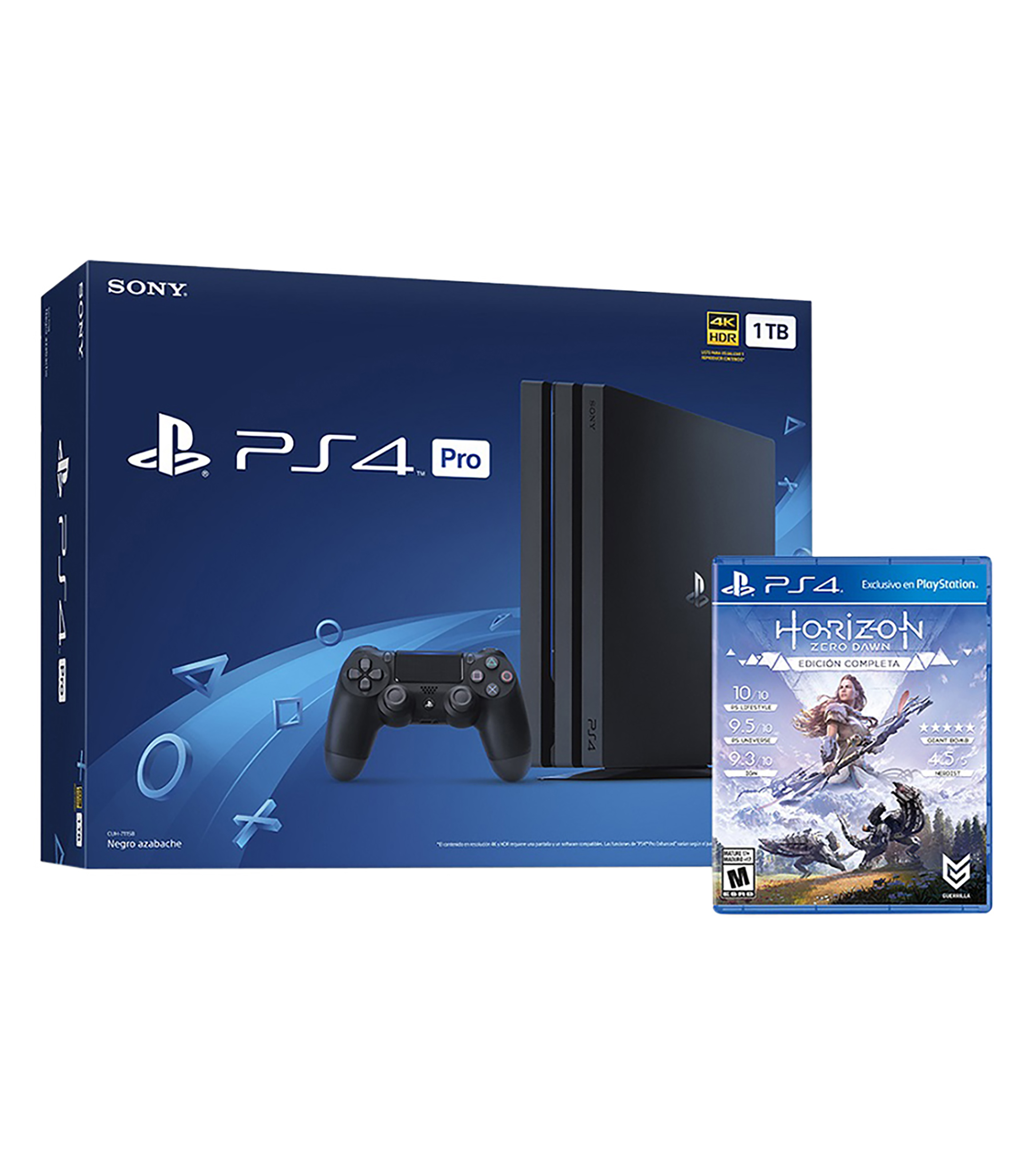 PlayStation Consola PS4 Pro 1 TB + Horizon Zero Dawn - El Palacio de Hierro