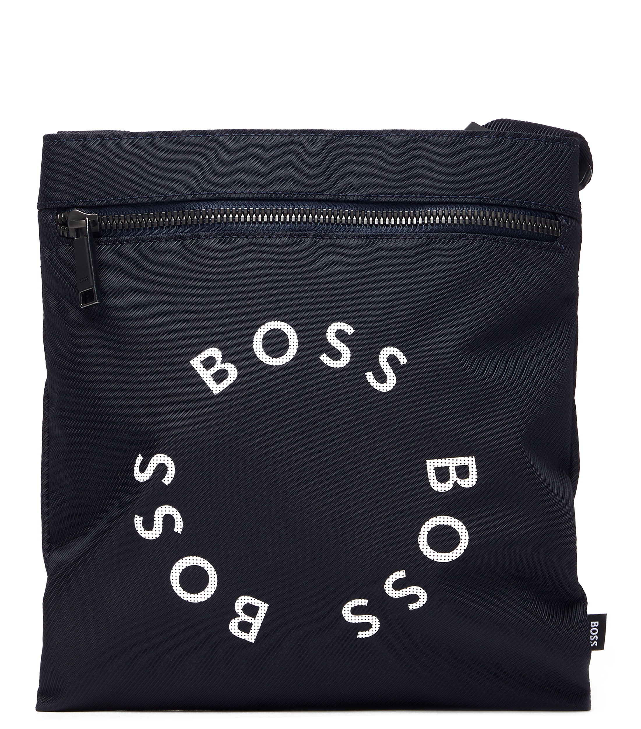 Boss: Bolso Crossbody Catch 2.0 azul marino estampado Hombre | El ...
