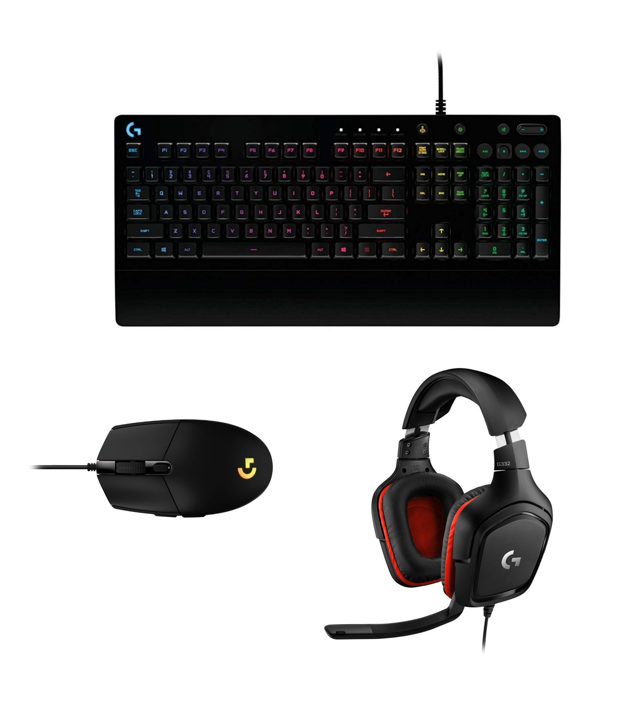 Logitech Bundle Mouse, Headset y Teclado - El Palacio de Hierro