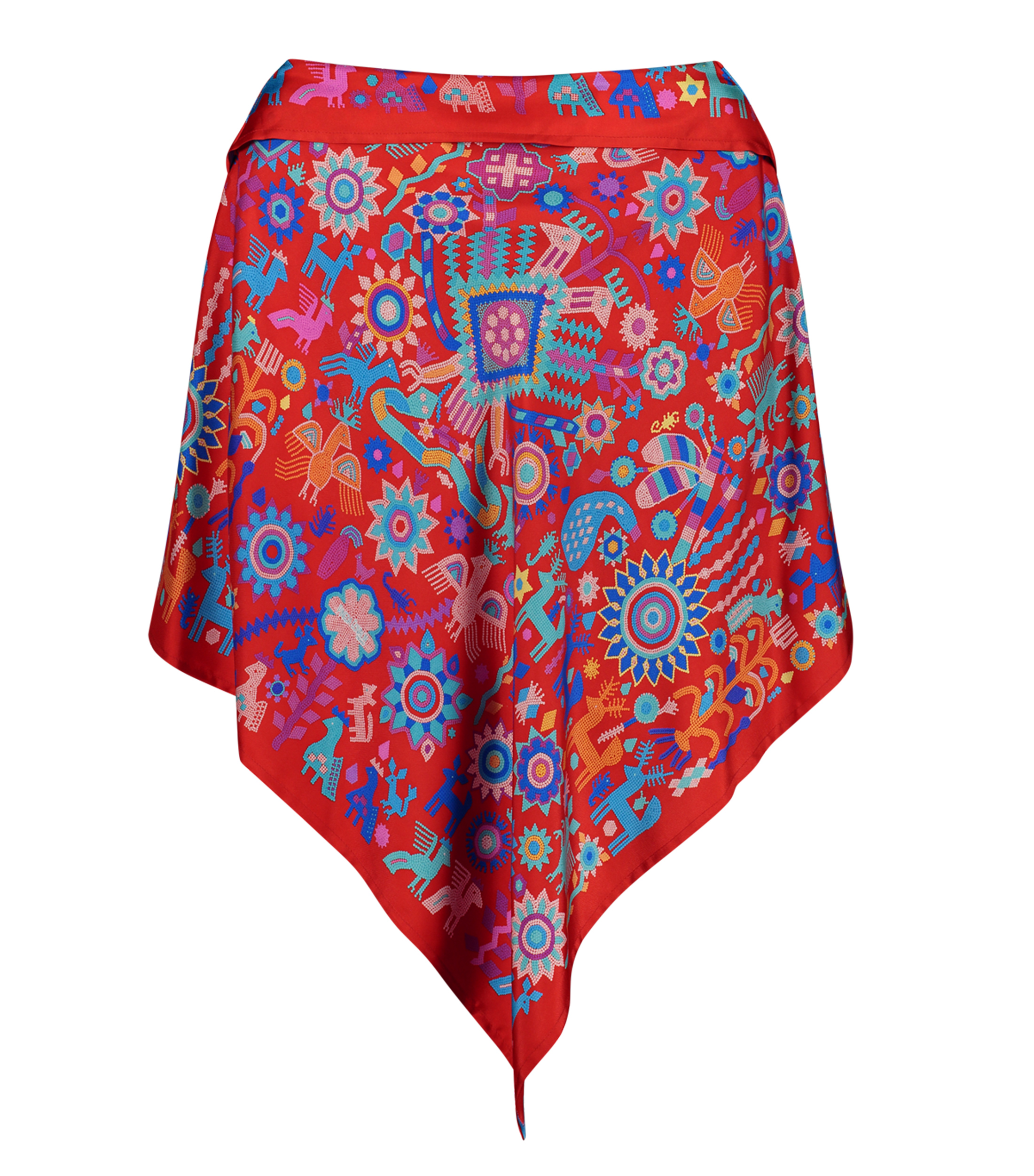 Pineda Covalin Poncho Espíritu Huichol Mujer - El Palacio de Hierro