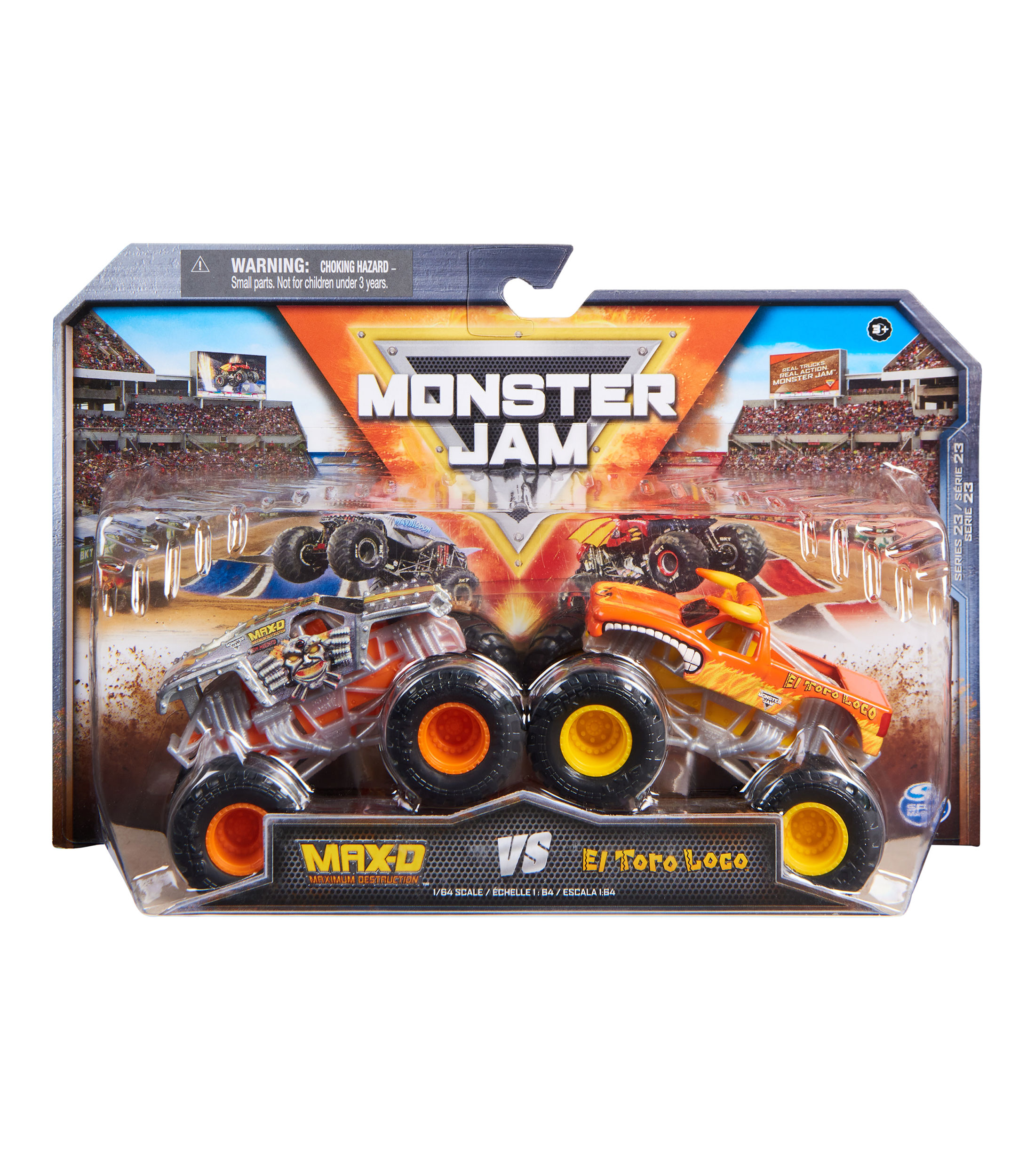 Monster Jam Set Max-D vs El Toro Loco - El Palacio de Hierro