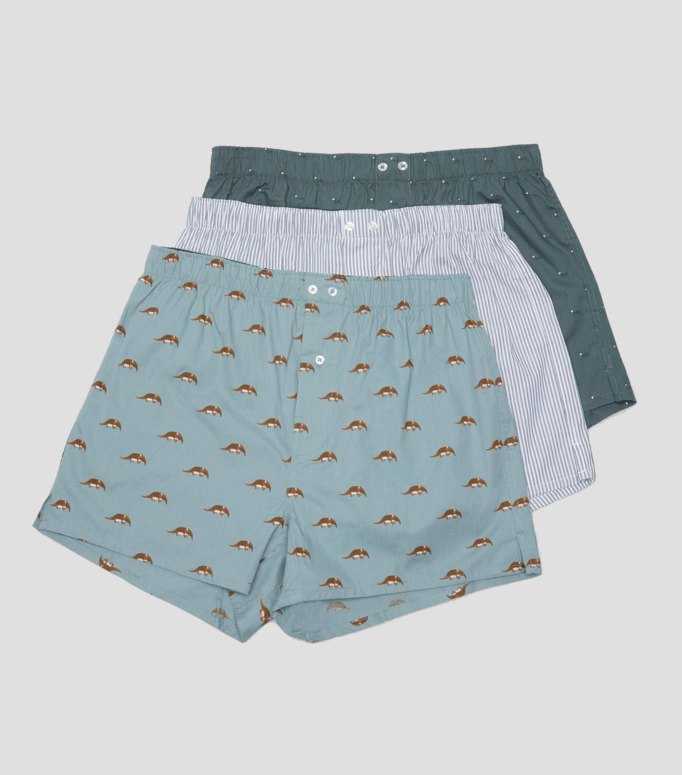 Springfield: Set de bóxers cortos 3 piezas Hombre | El Palacio de Hierro