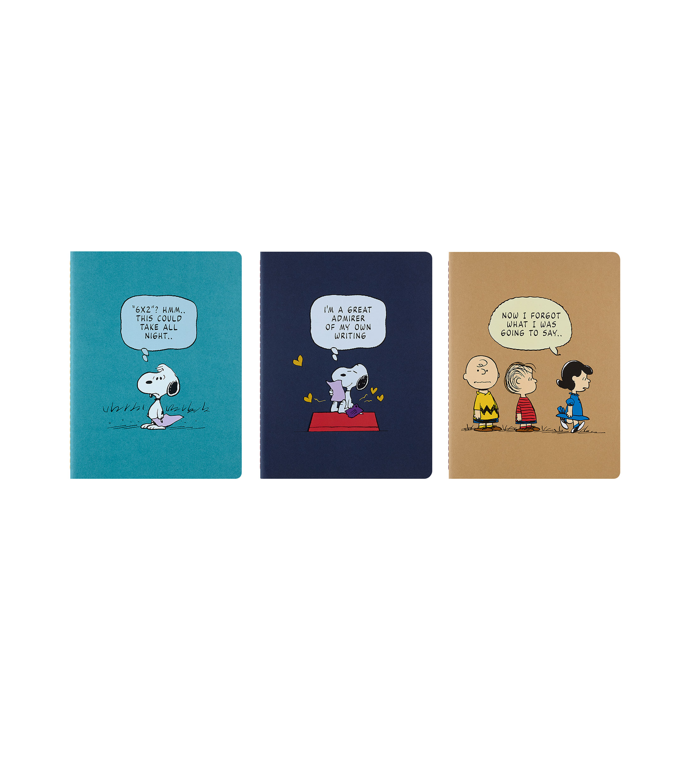 Gandhi Set 3 Libretas Peanuts x Moleskine |El Palacio de Hierro