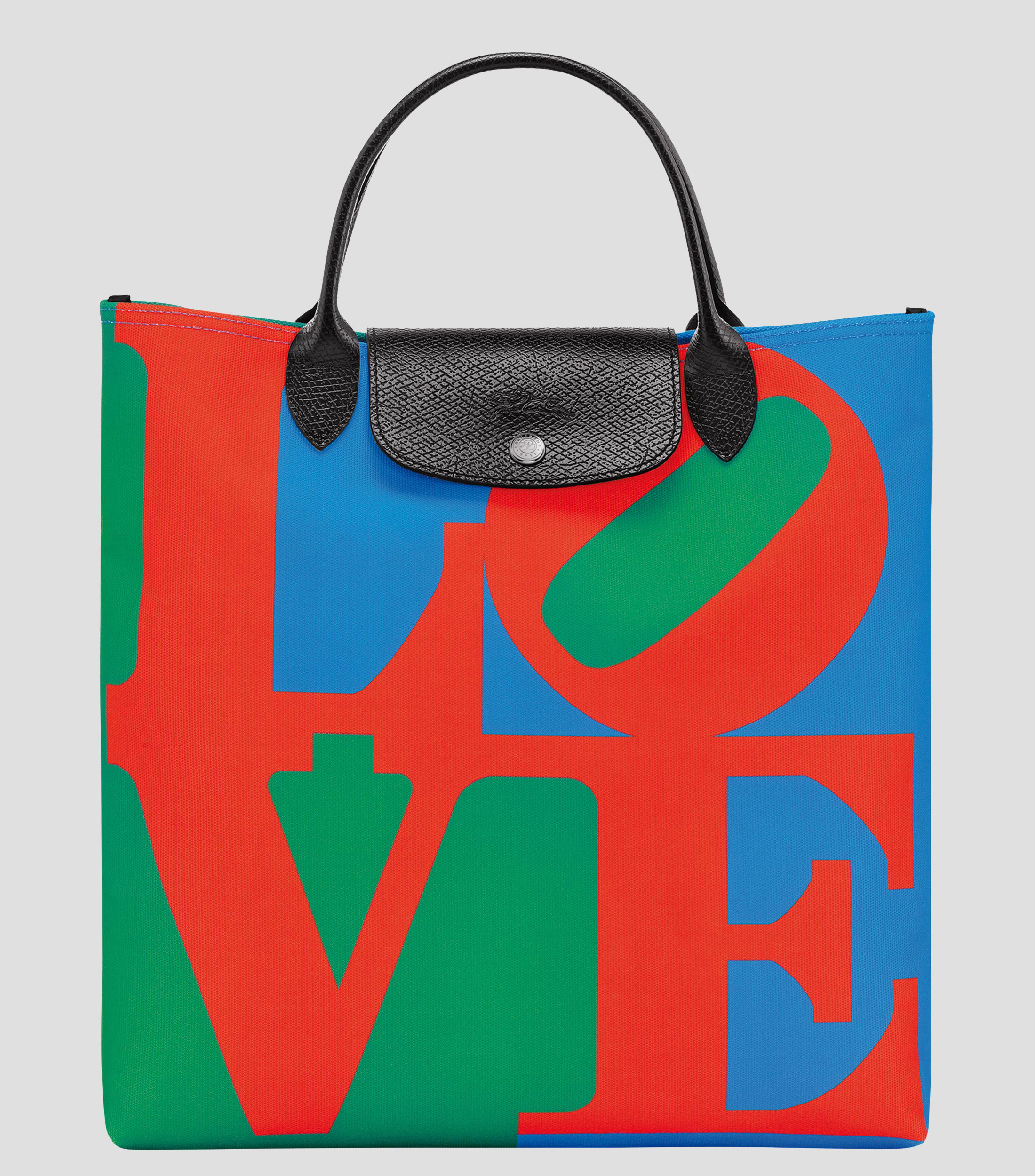 Longchamp: Bolso Tote Longchamp x Robert Indiana Estampado Mujer | El ...