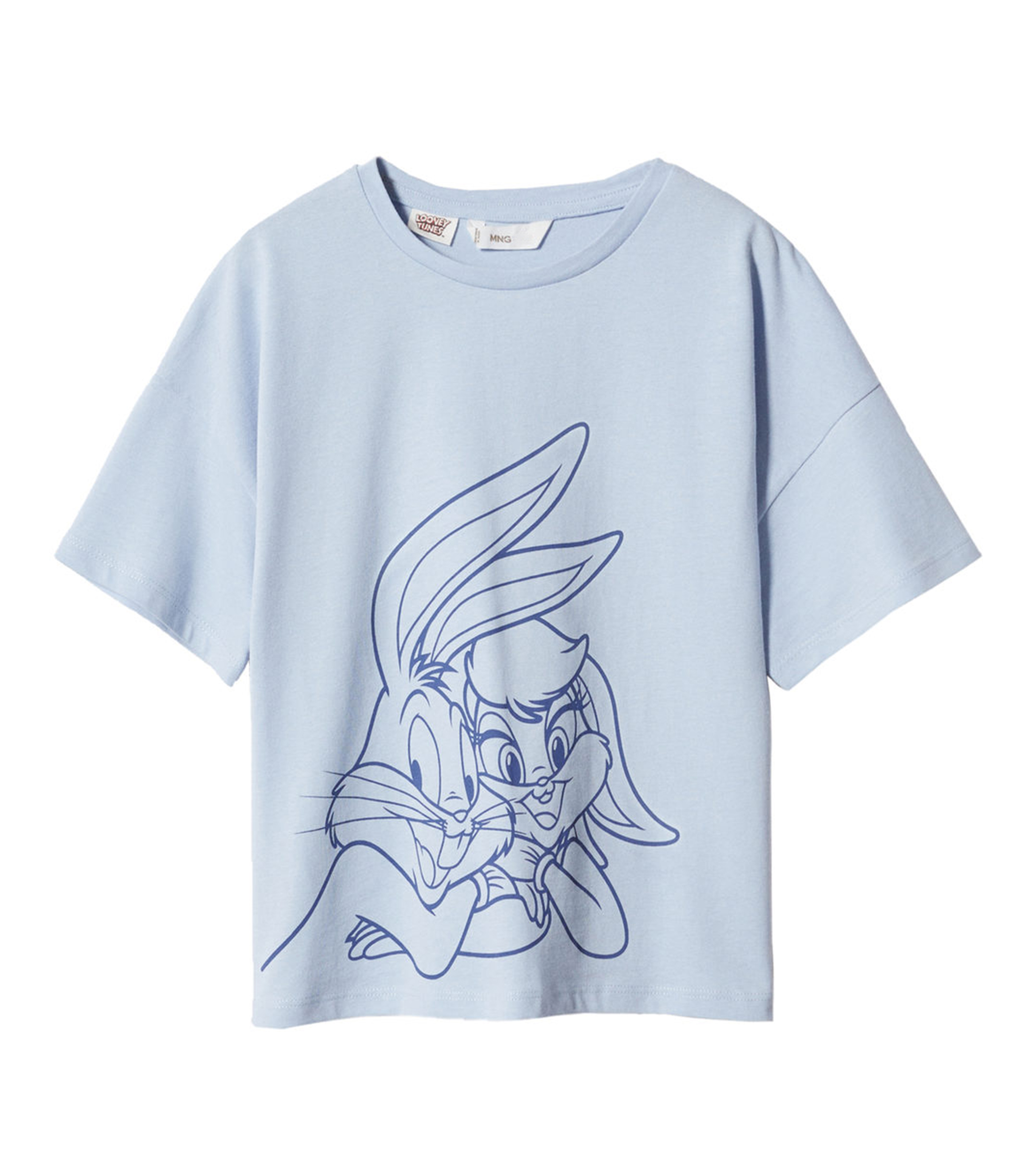 Mango: Playera Bugs Bunny manga corta Unisex | El Palacio de Hierro