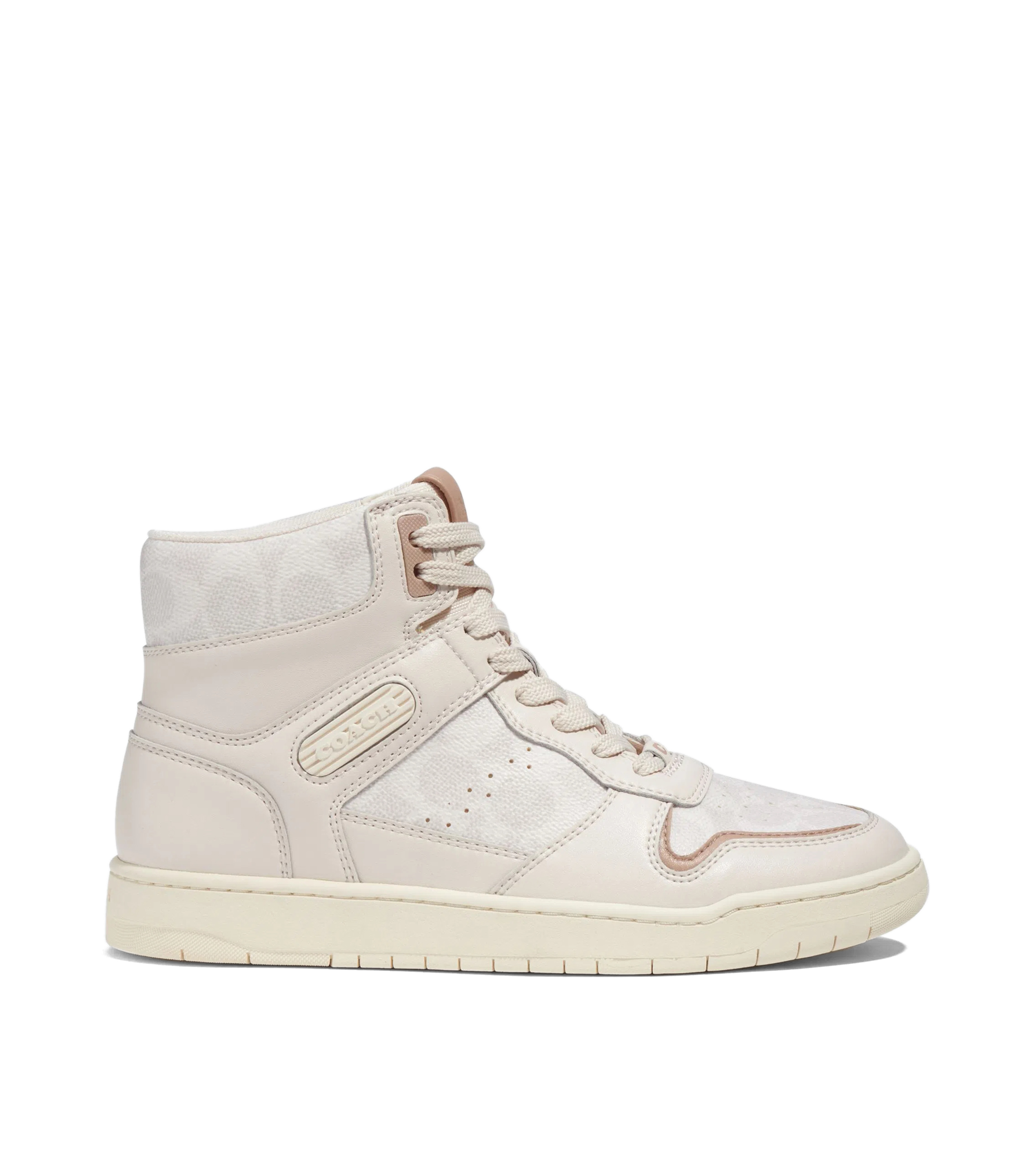 COACH: Tenis tipo botín High Top blancos Mujer | El Palacio de Hierro