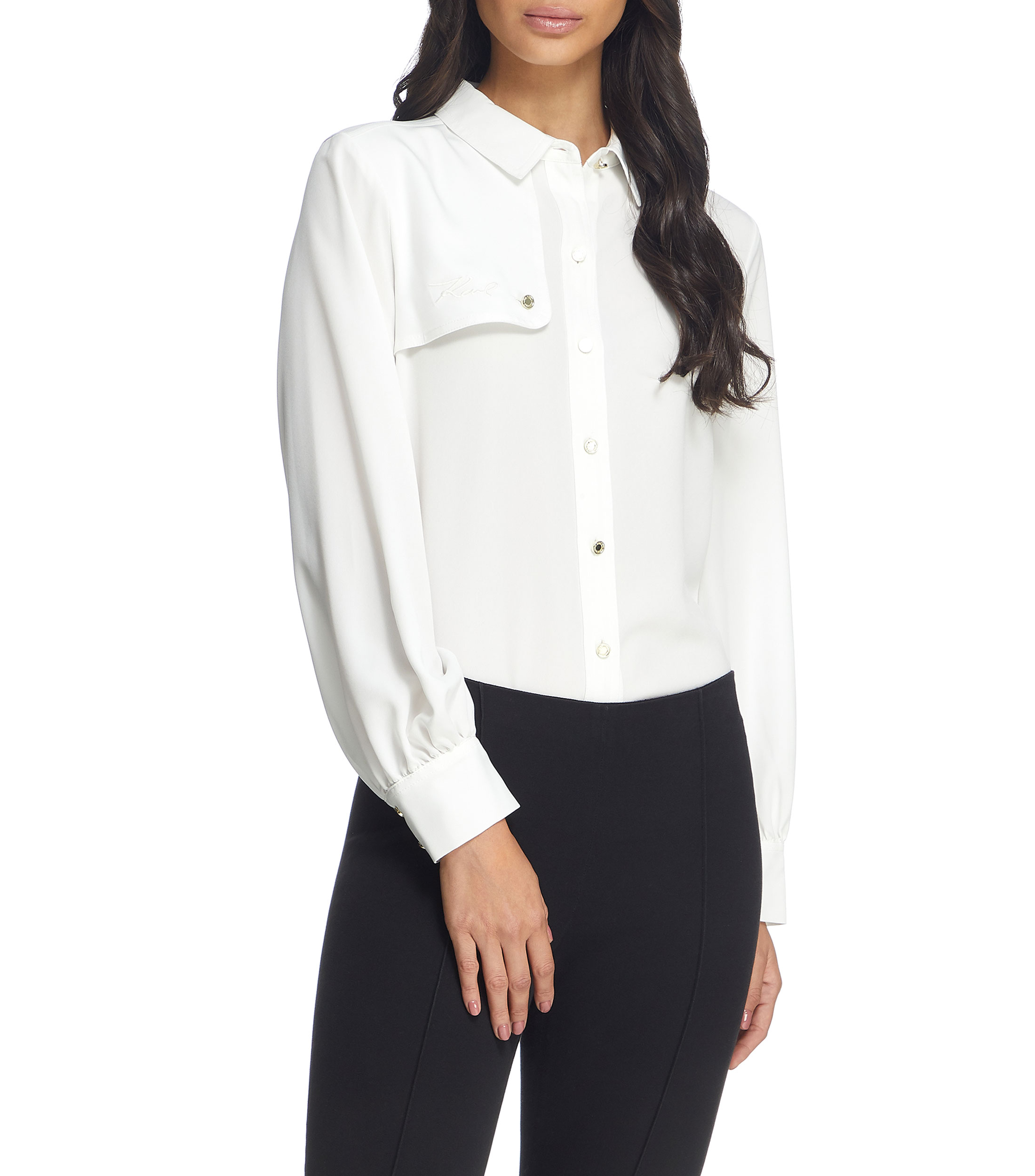 Karl Lagerfeld: Camisa de manga larga Mujer | El Palacio de Hierro