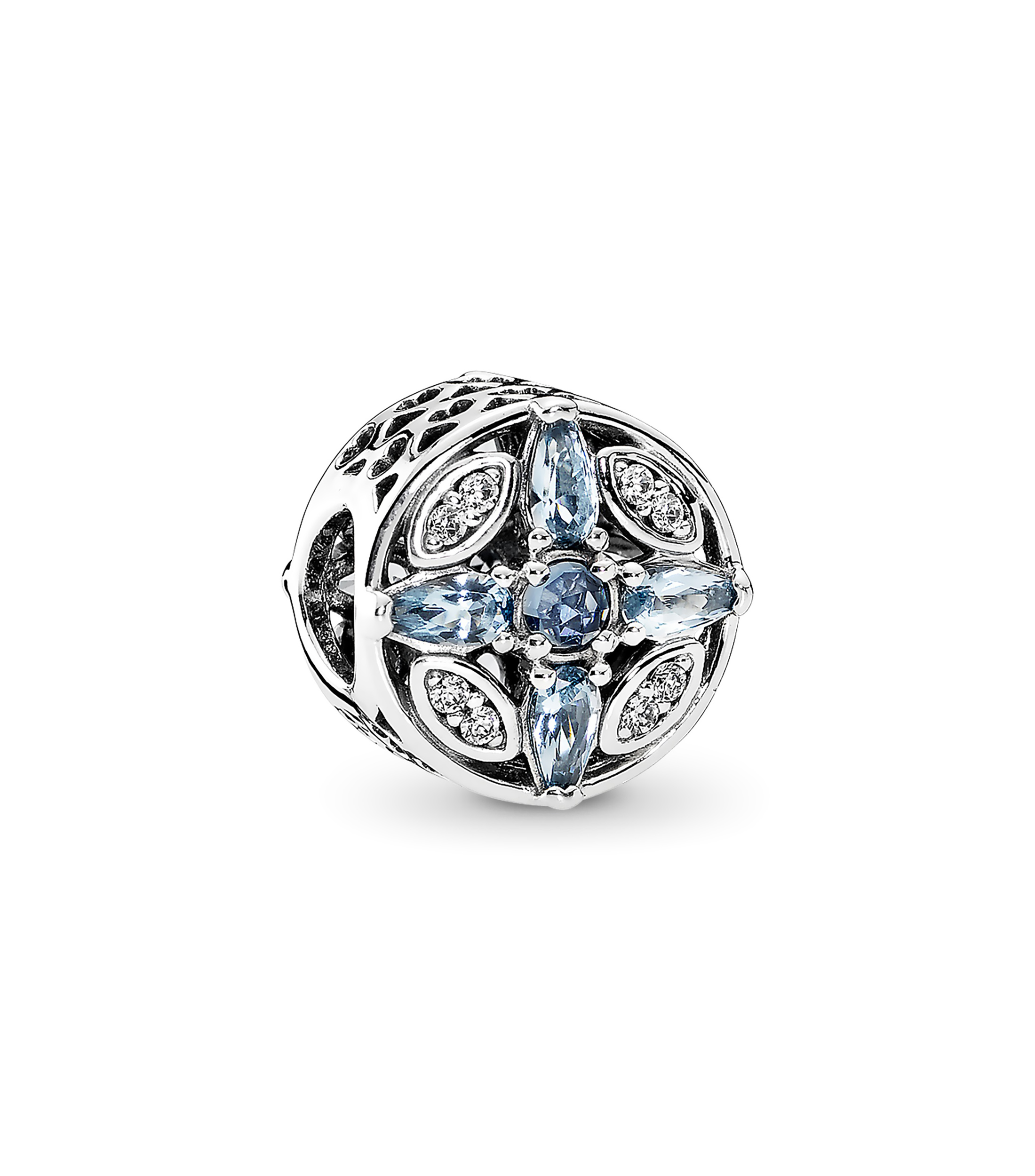 Pandora Charm en plata Patterns of Frost with Moonlight Blue Mujer - El ...