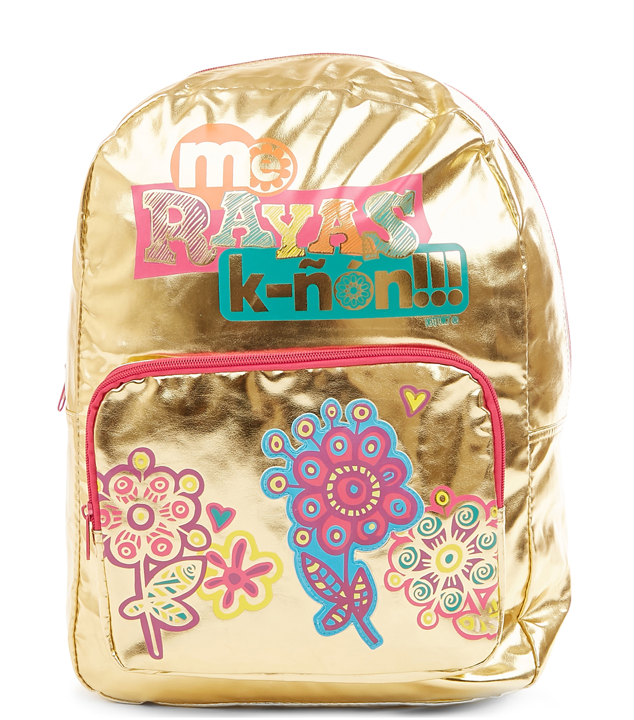 Distroller BackPack Dorada Flores - El Palacio de Hierro