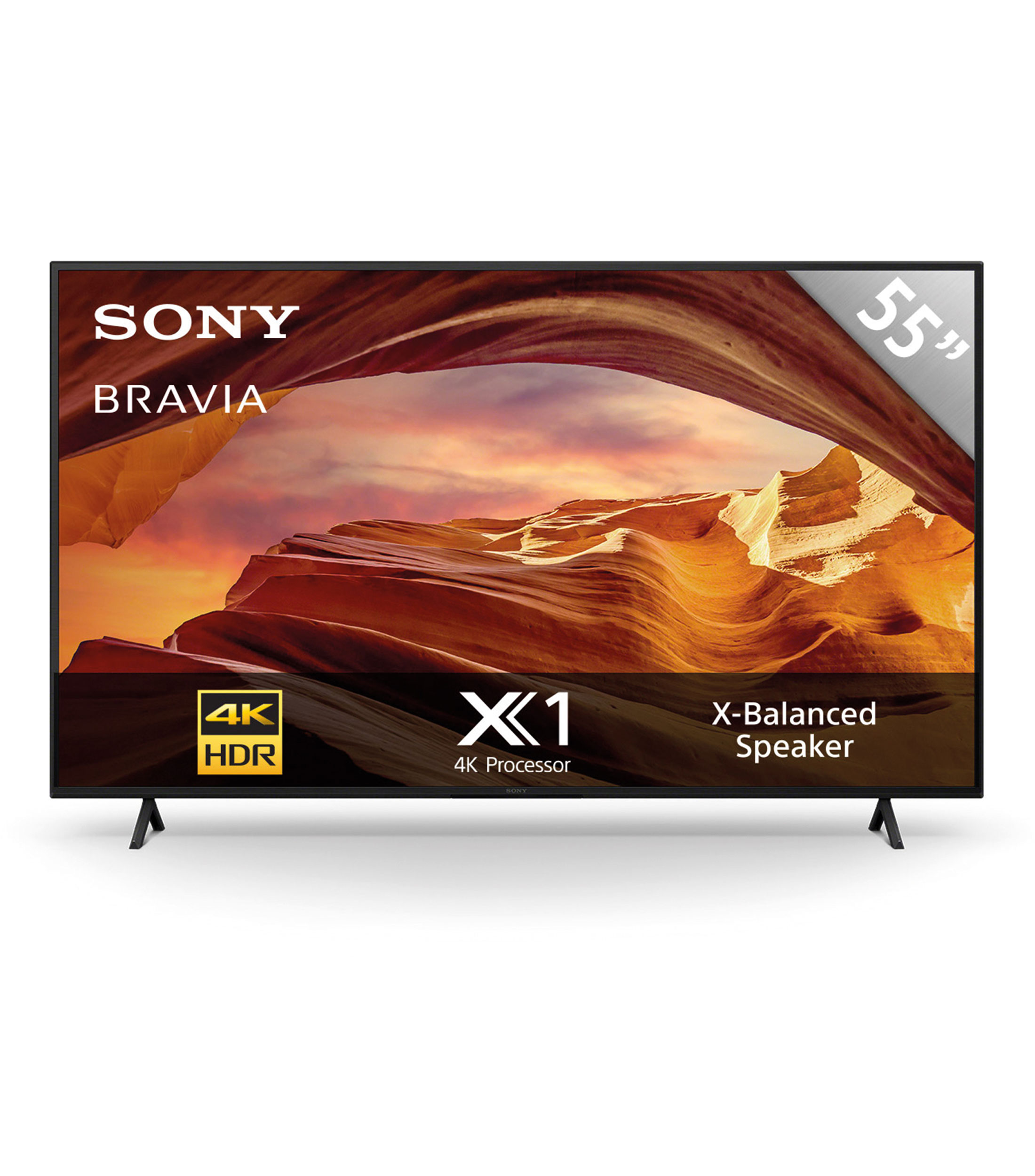 Sony: Pantalla 55 Pulgadas Plana BRAVIA LED 4K UHD Google TV KD-55X77L ...