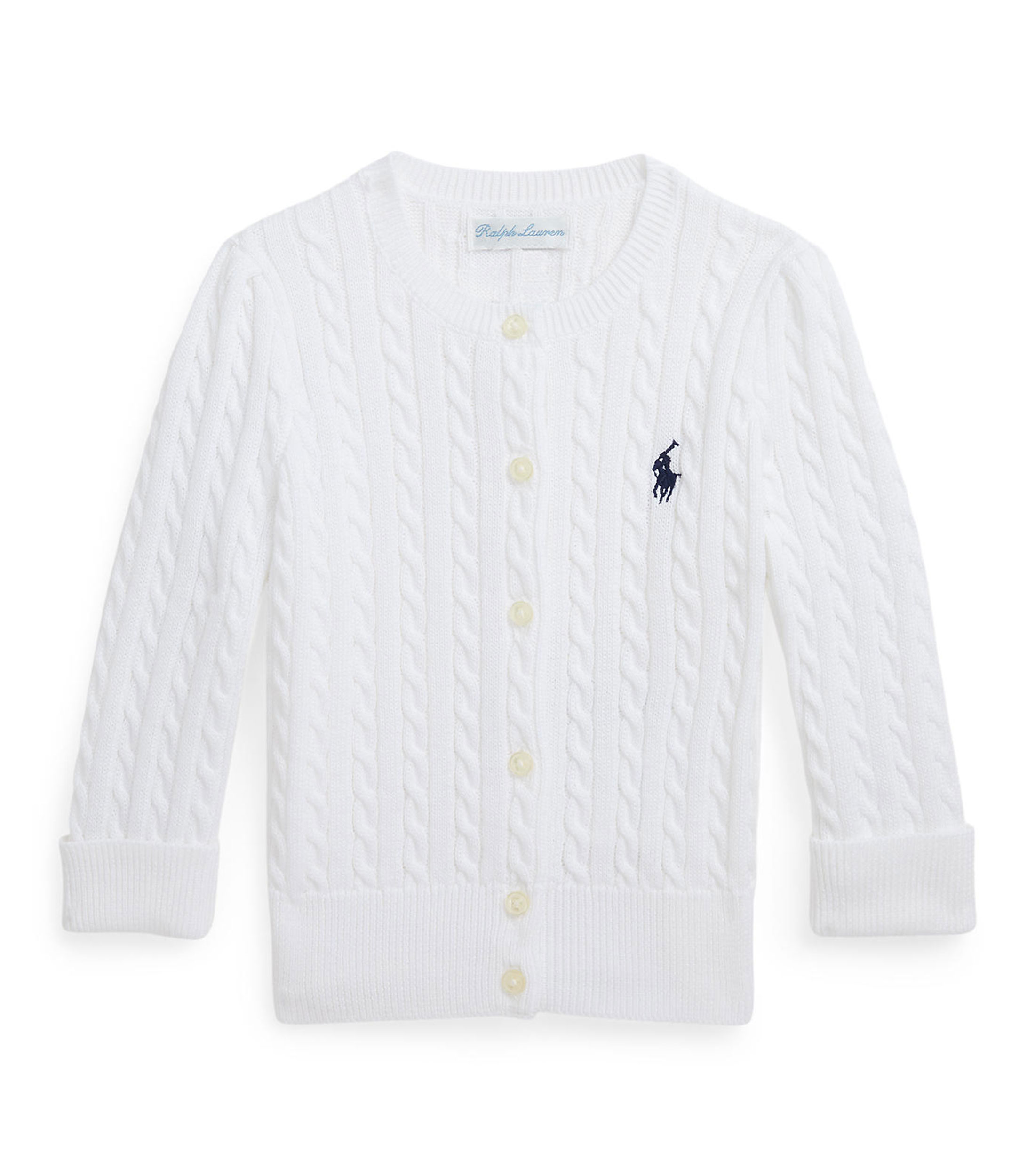 Polo Ralph Lauren: Suéter de algodón mini de ochos Bebé | El Palacio de ...