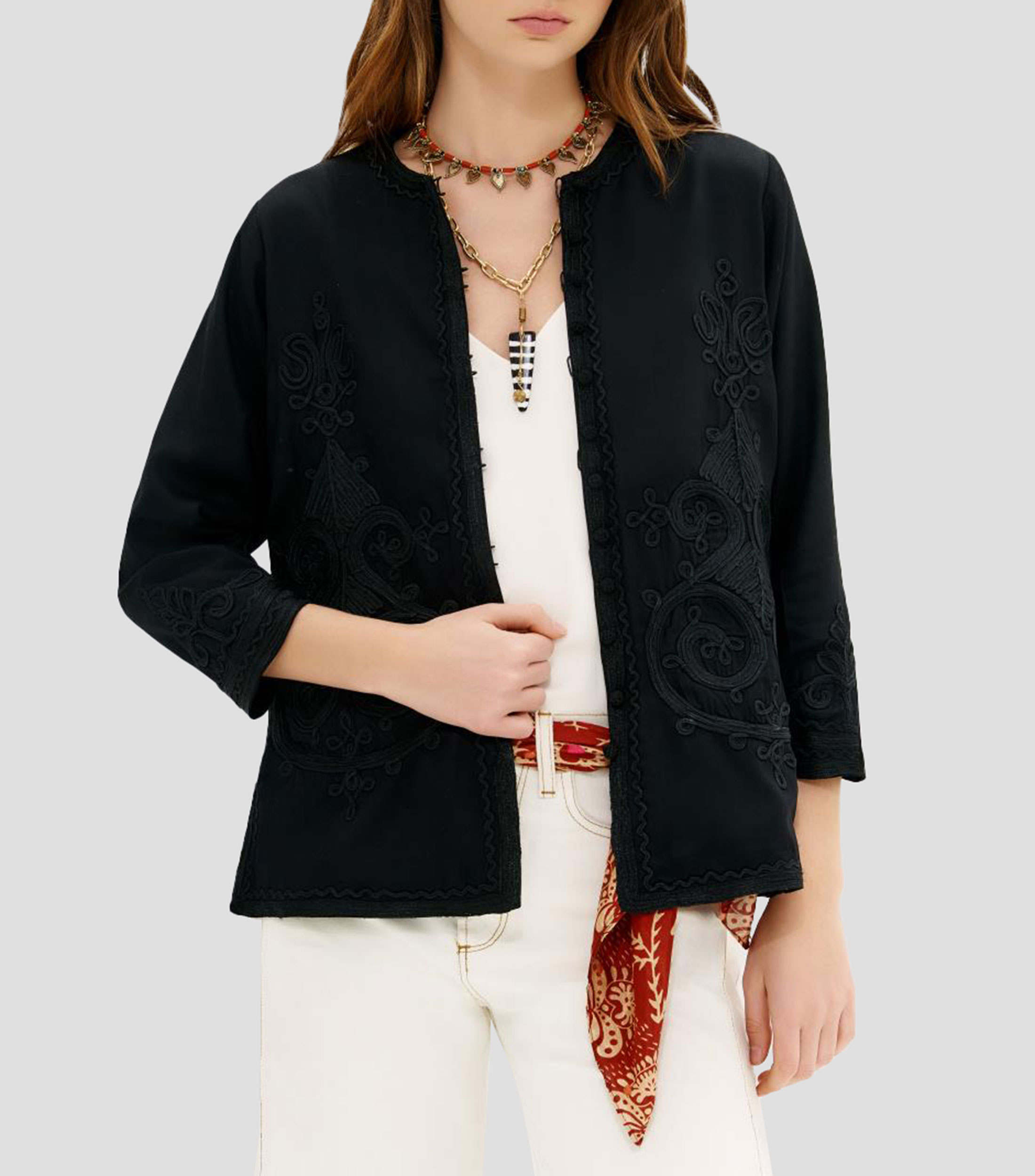 Rapsodia Saco casual Otomano Mujer |El Palacio de Hierro
