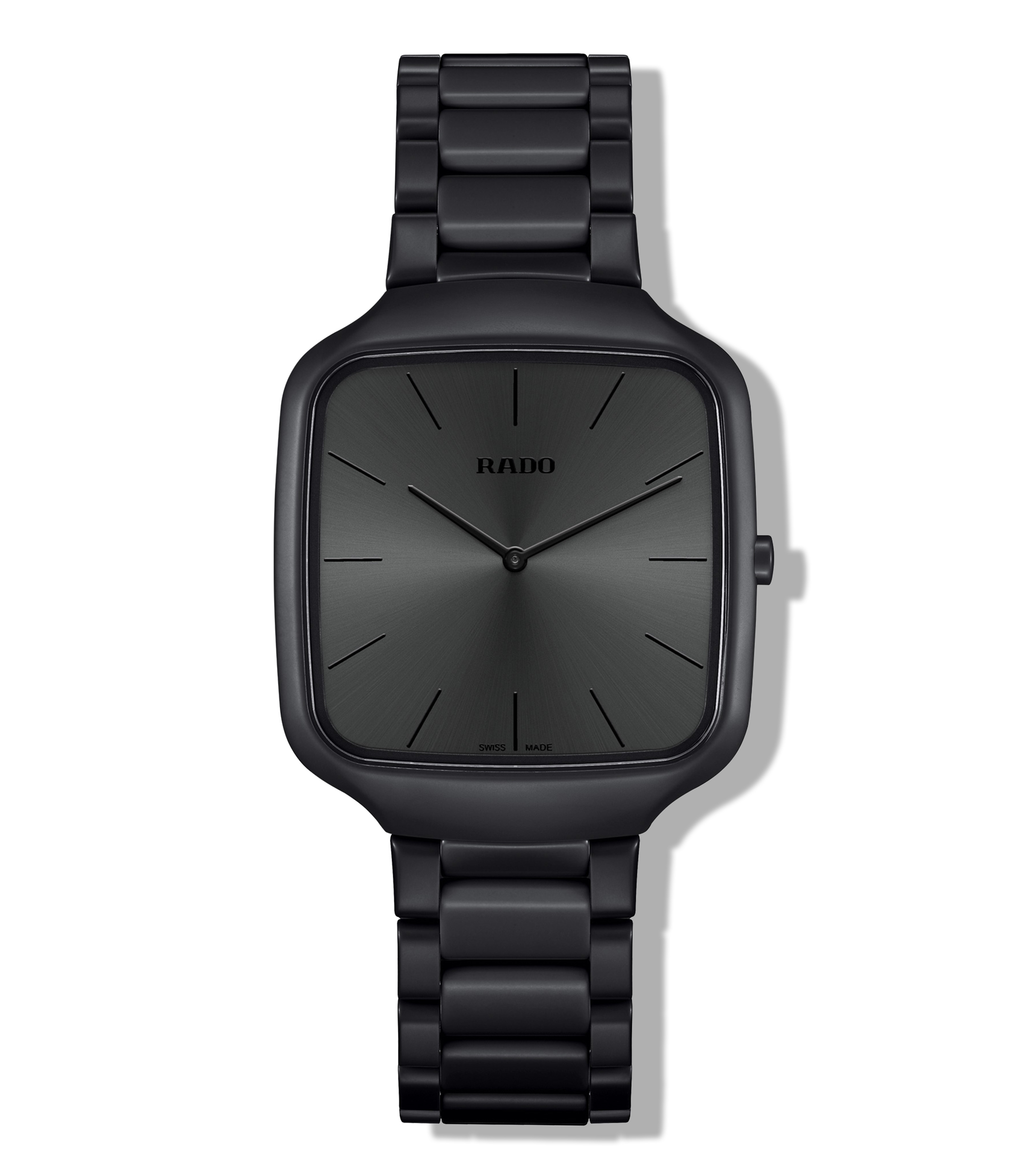 Rado Reloj para hombre True Square Thinline de vestir, Negro - El ...