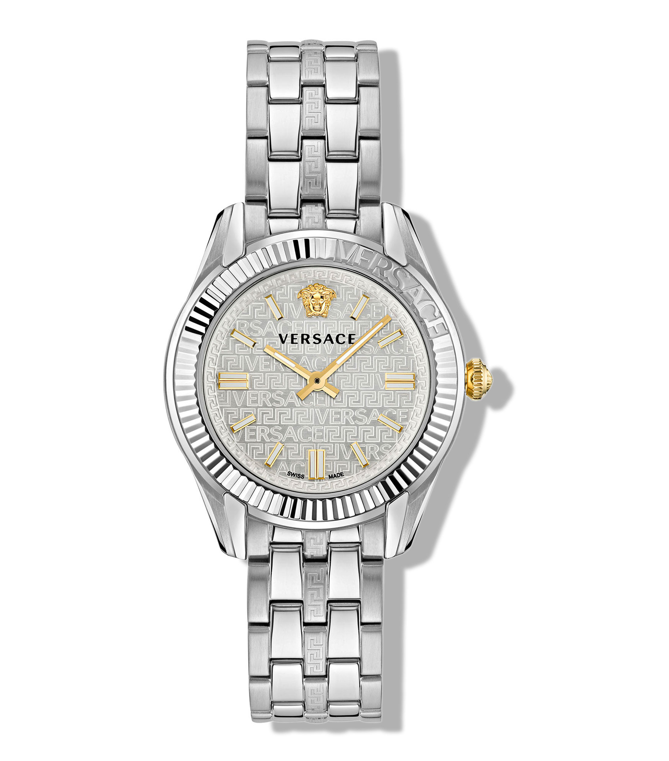 Versace Reloj para Mujer Greca Time Lady De Vestir, Plata - El Palacio ...