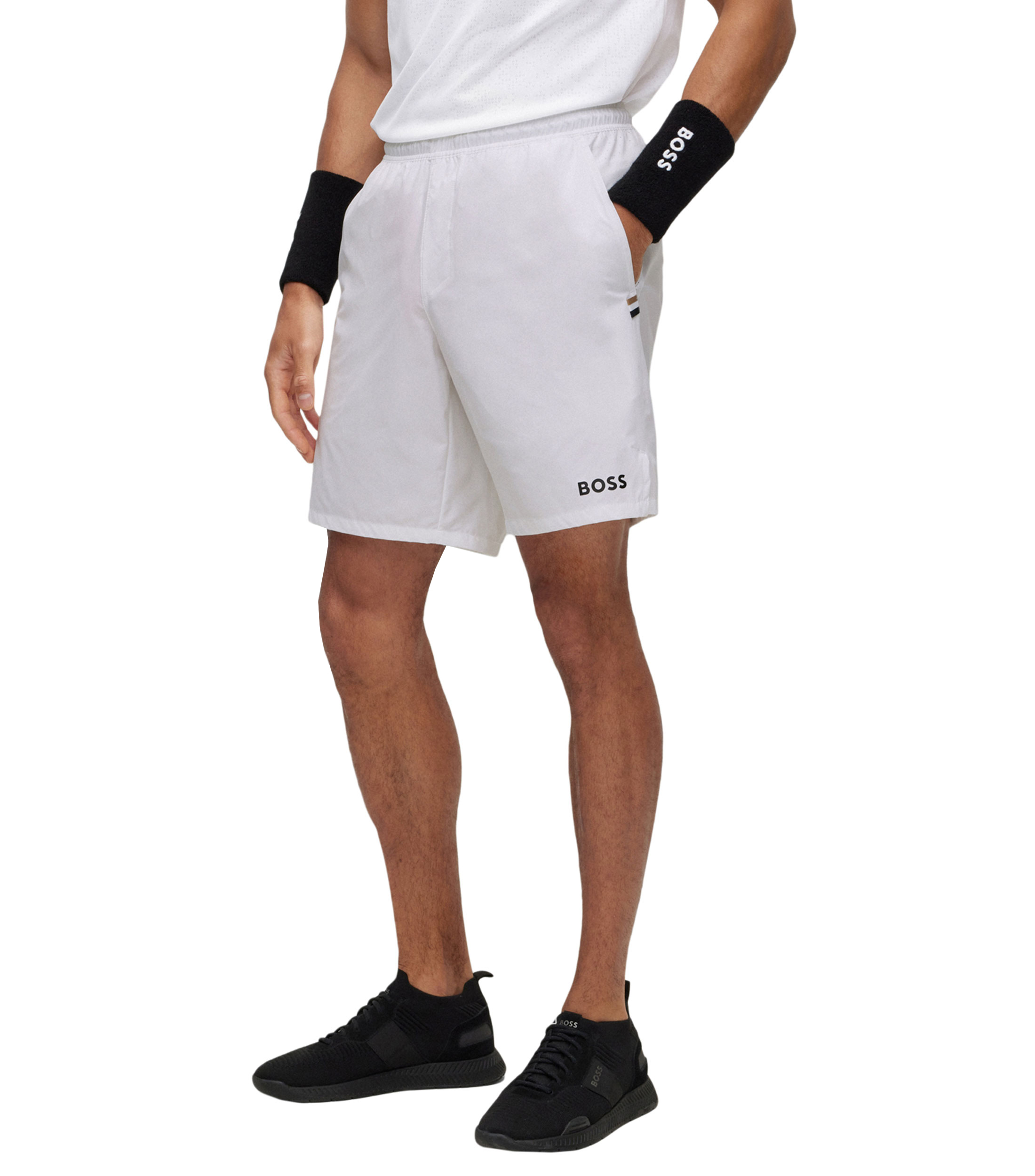 Boss Short Boss x Matteo Berrettini con elástico técnico, logo y ...