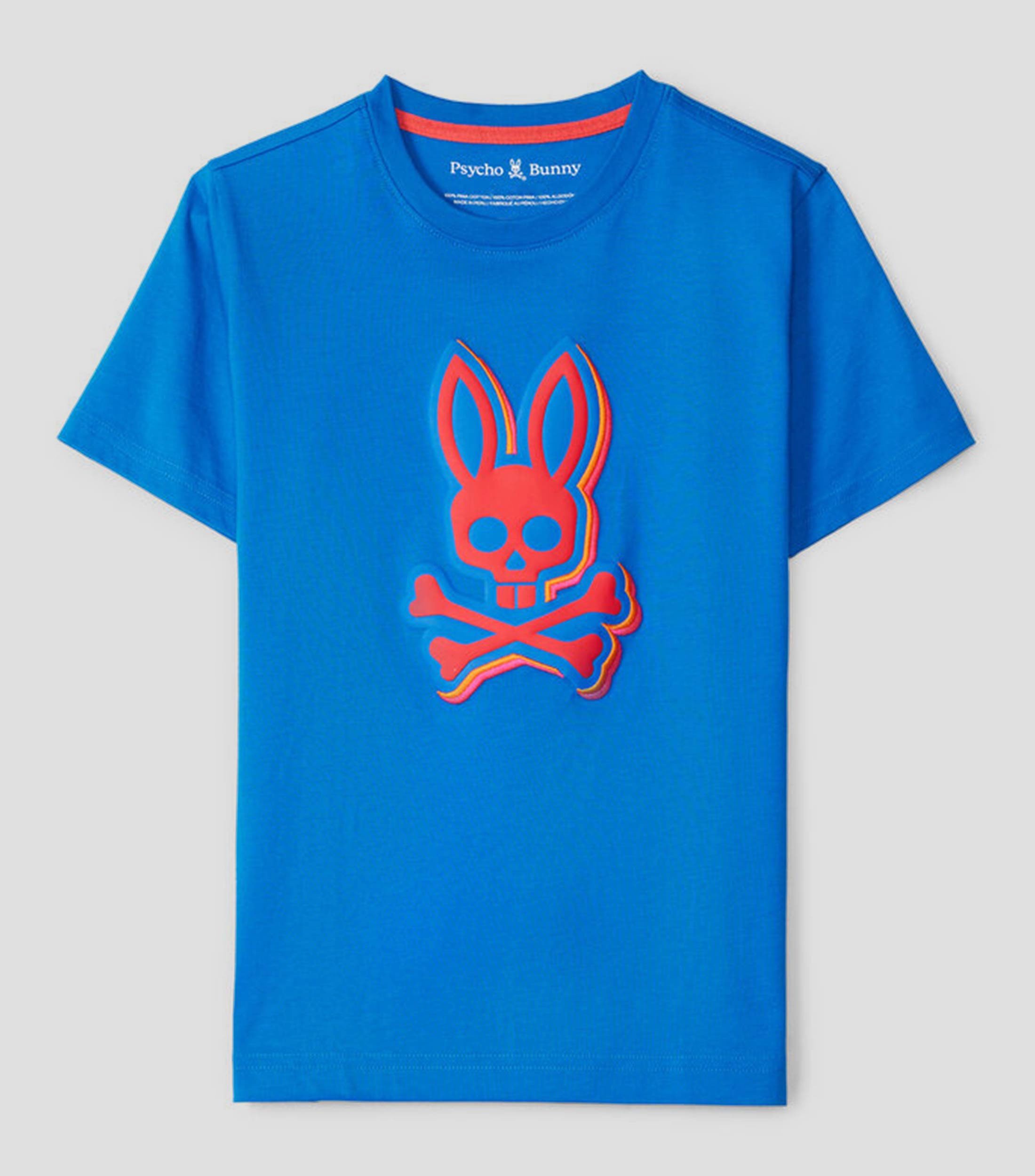 Psycho Bunny: Playera de cuello redondo y manga corta con logo Niño ...