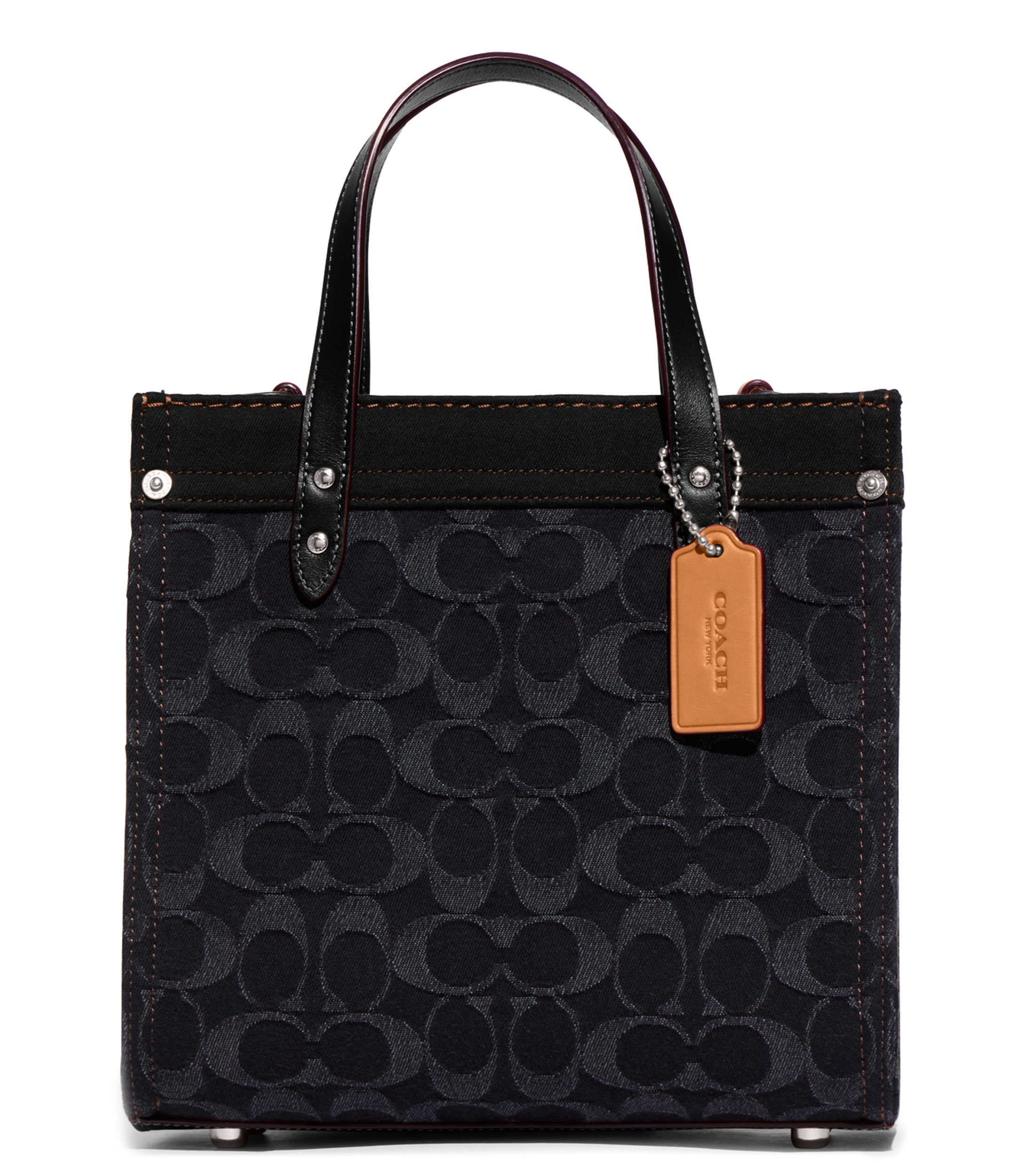 COACH: Bolso tote negro Field 22 Monogram Mujer | El Palacio de Hierro
