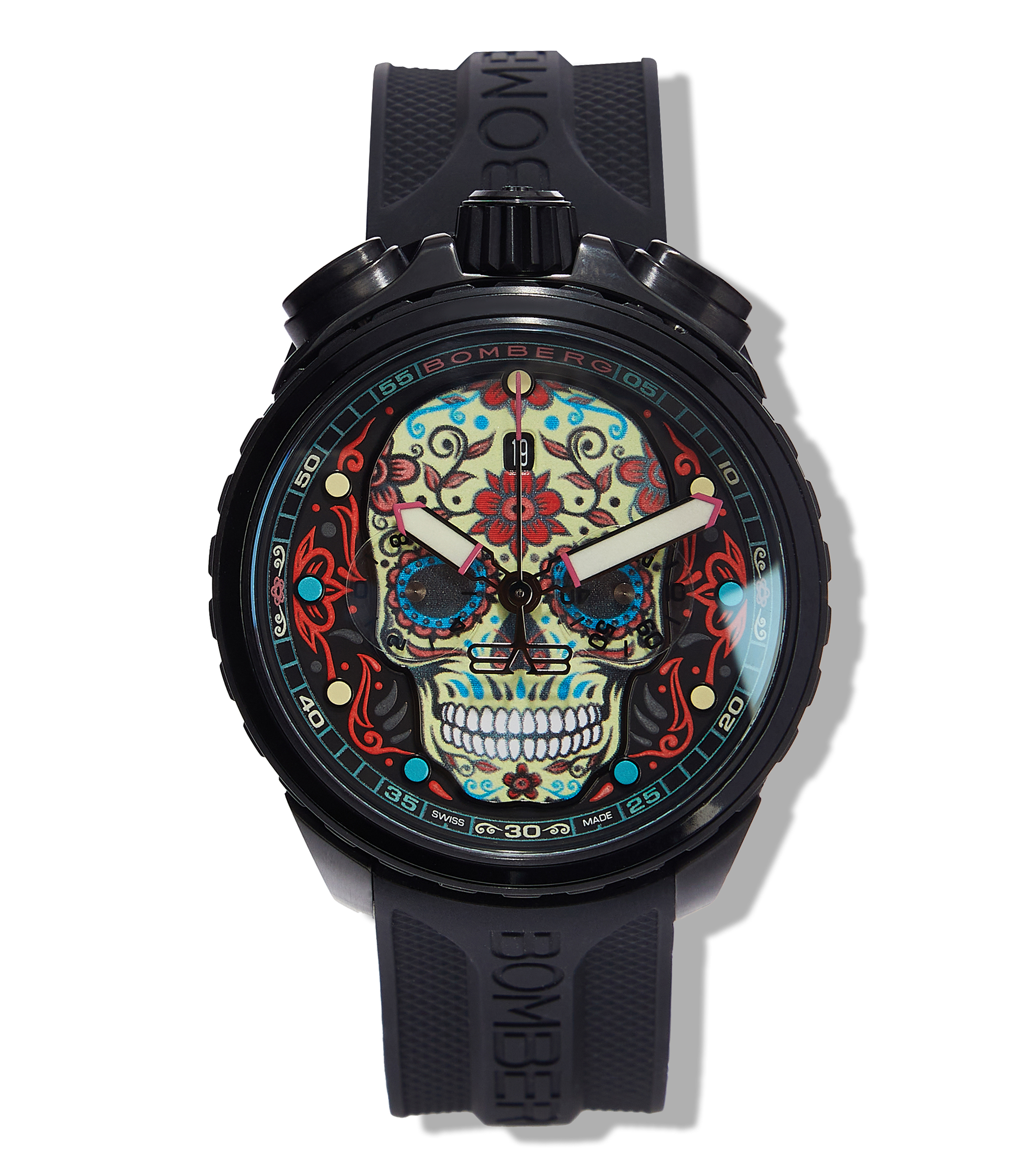 BOMBERG Reloj Bolt 68 Sugar Skull 4 Hombre - El Palacio de Hierro