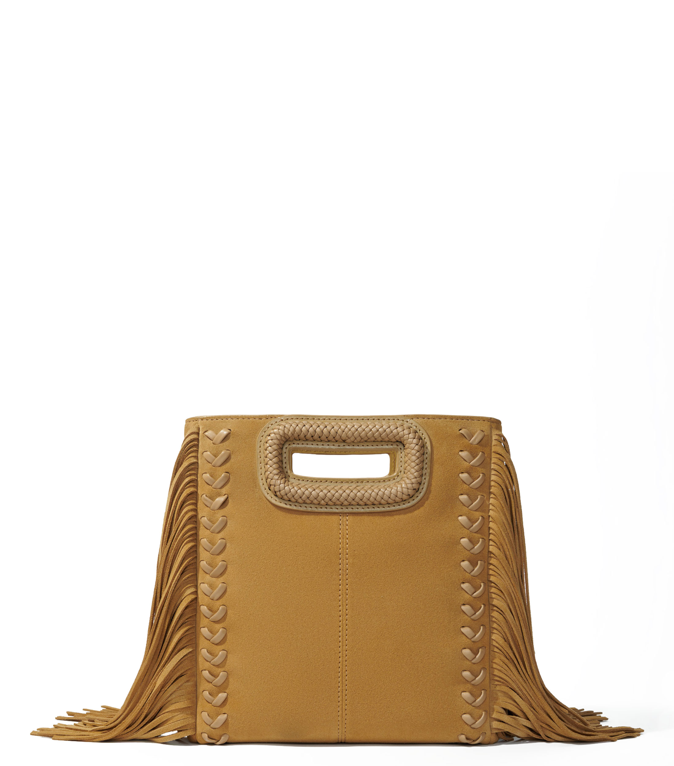 Maje: Bolso Tote en piel Mshanan liso Mujer | El Palacio de Hierro