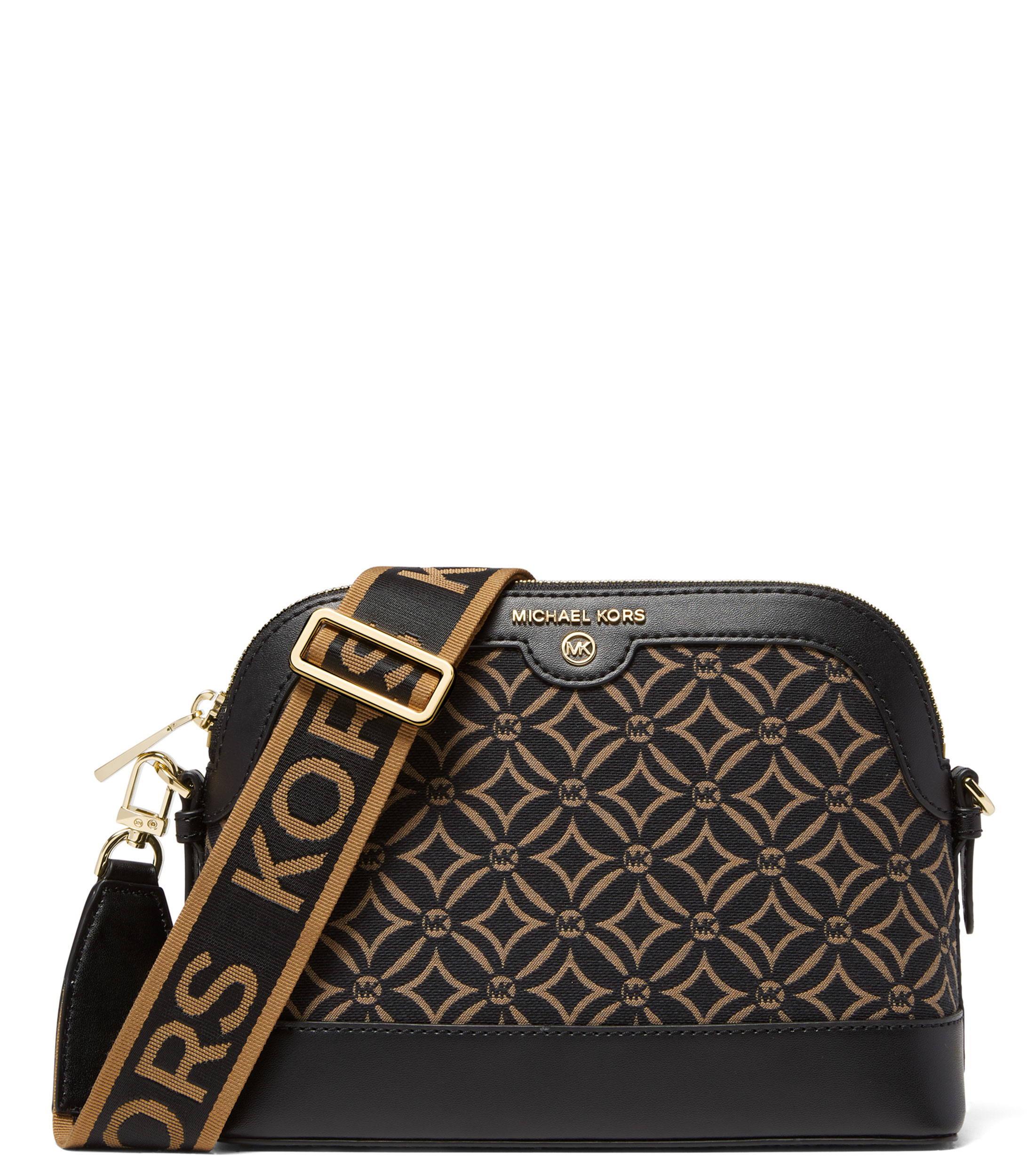 Michael Kors: Bolso Crossbody negro Jet monogram Mujer | El Palacio de ...