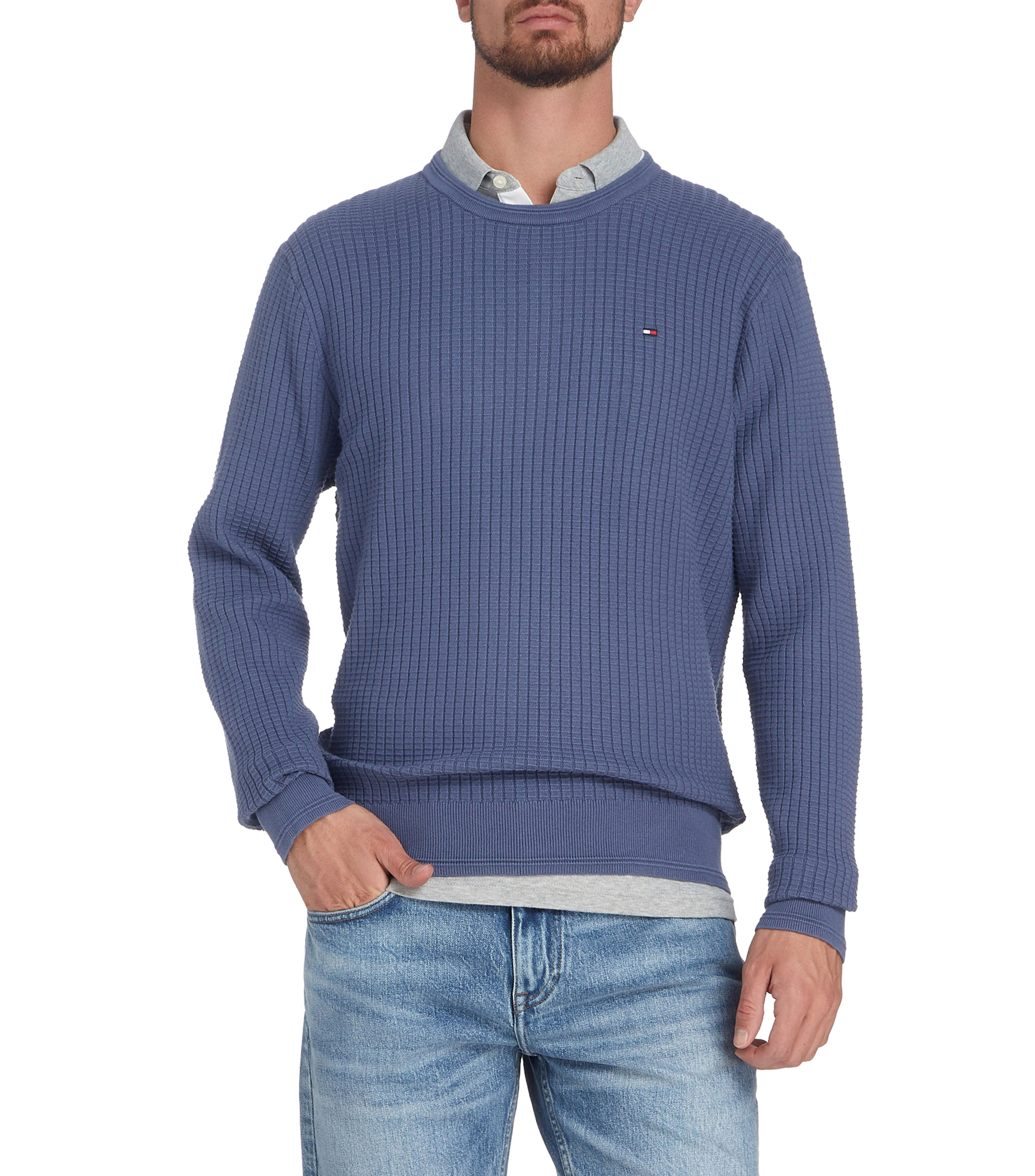 Tommy Hilfiger Suéter cuello redondo con acabado texturizado Hombre ...