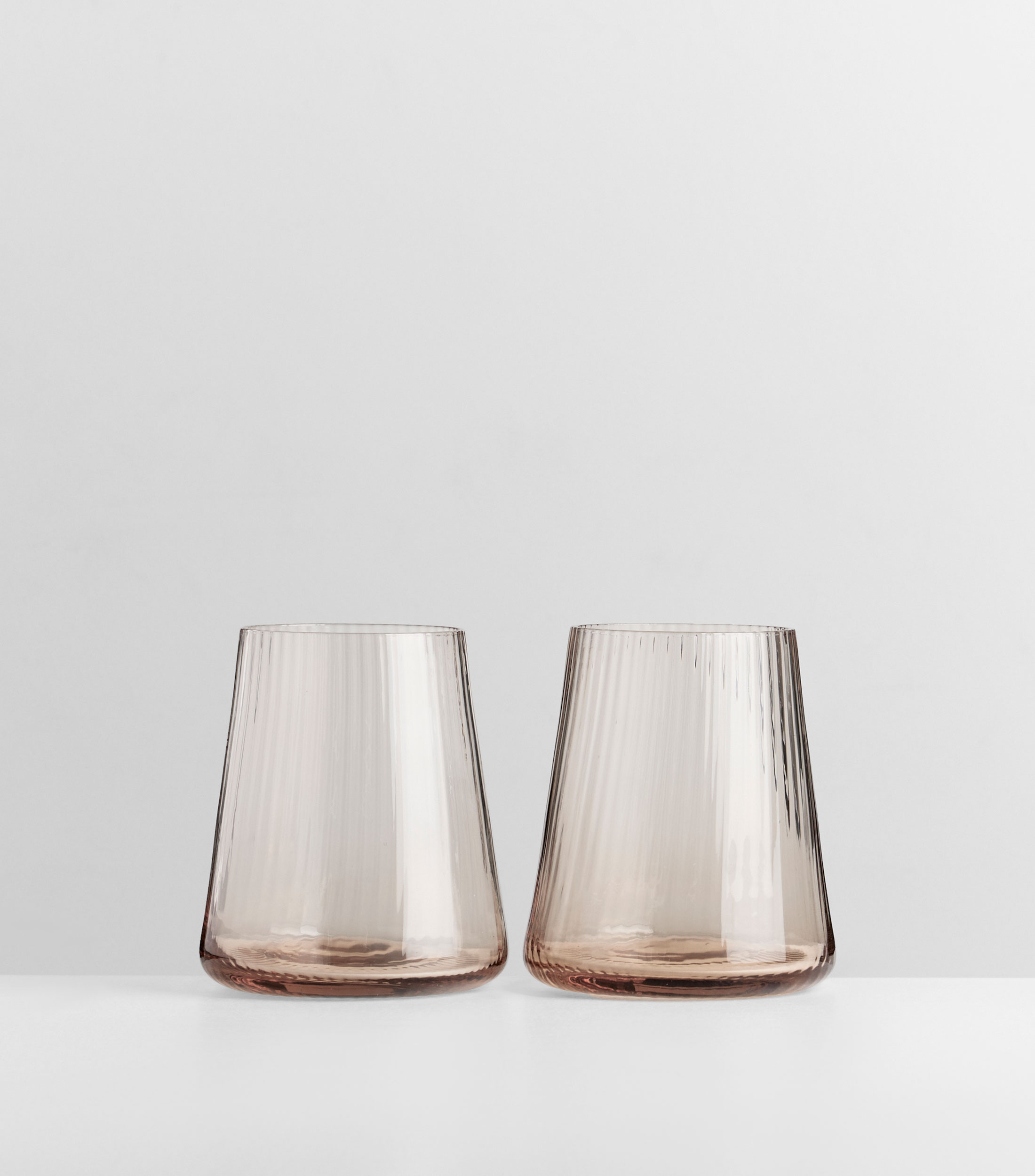 Salt & Peper Set 4 vasos old fashion Ray ámbar |El Palacio de Hierro