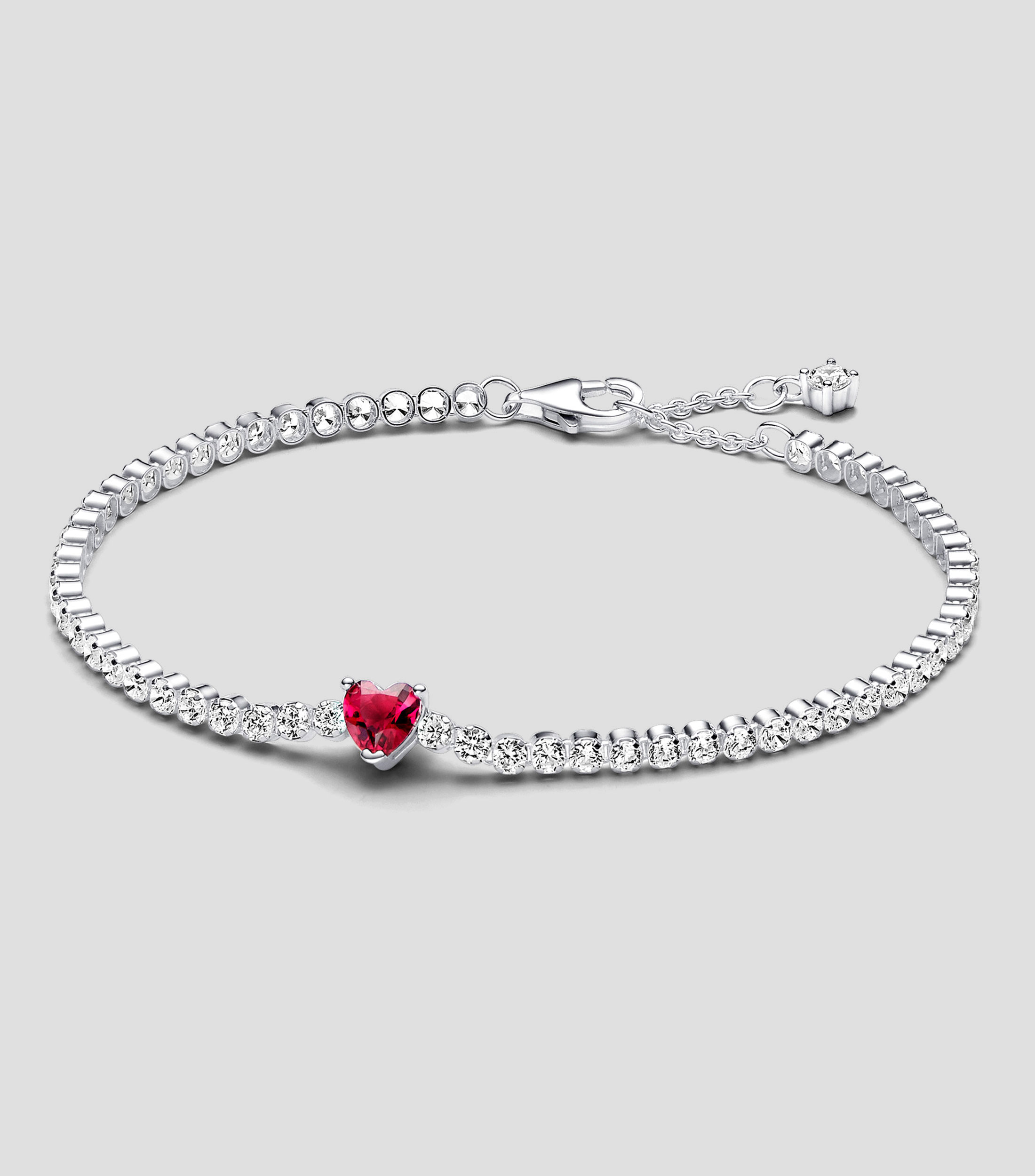 Pandora Pulsera en plata con cristales Pandora Timeless Mujer - El ...