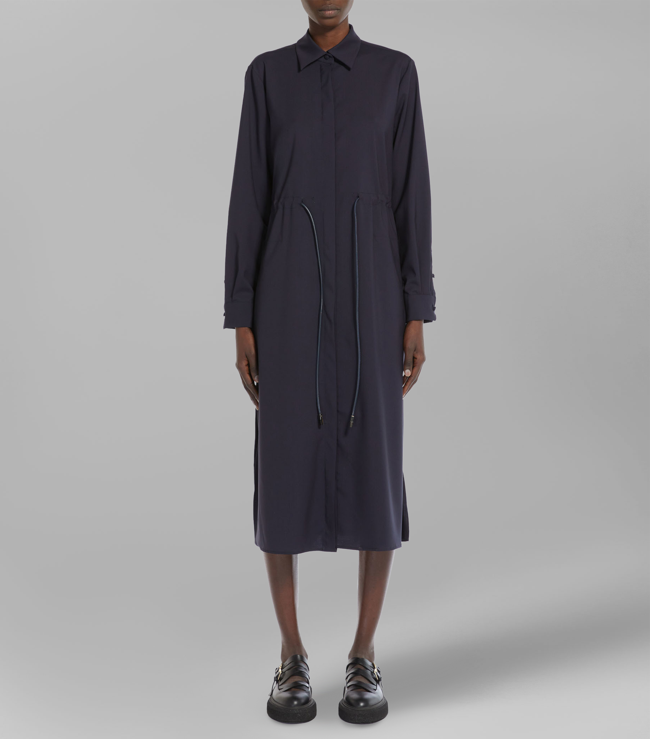 MaxMara: Vestido midi con manga larga Monia Mujer | El Palacio de Hierro