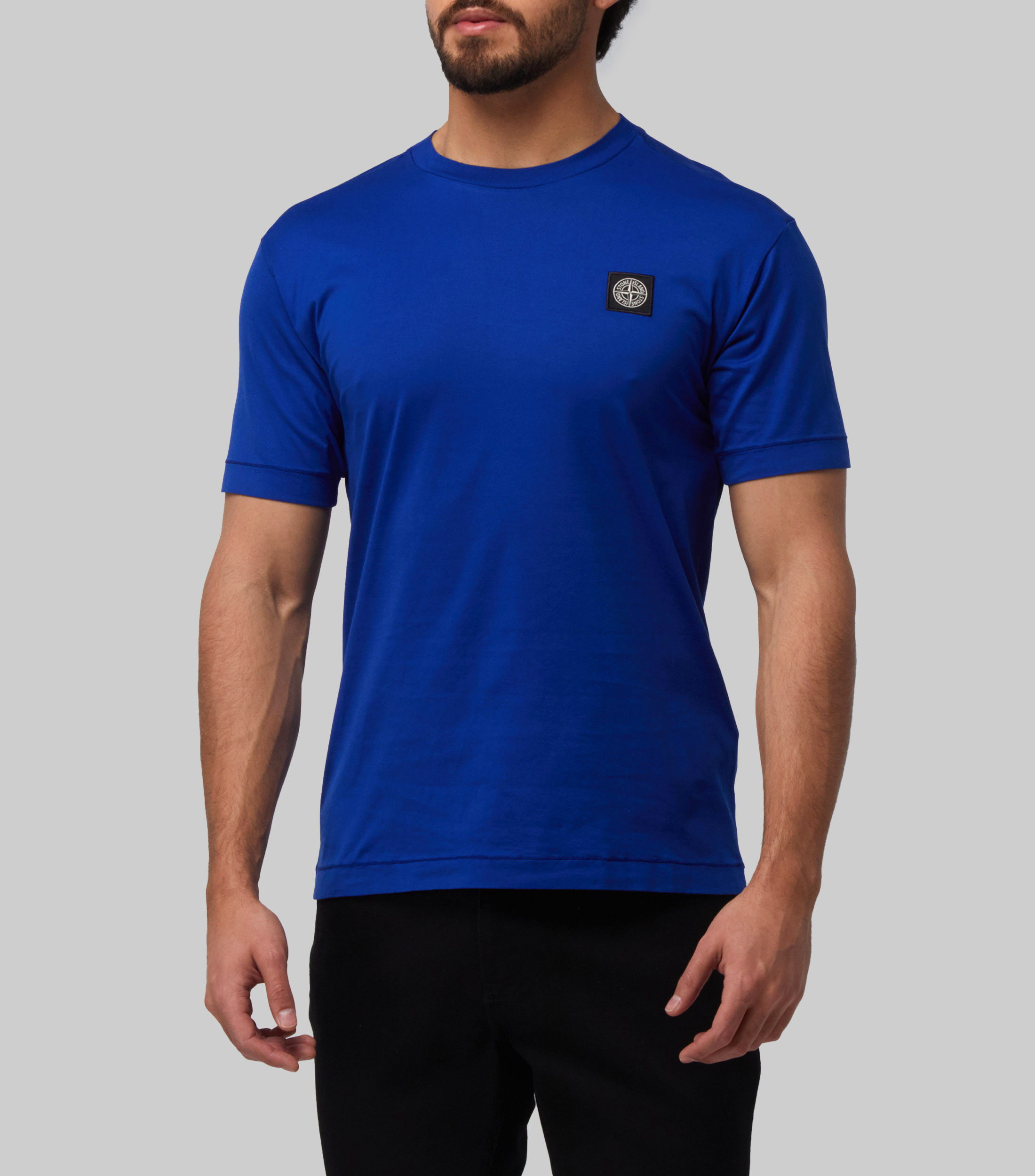 Stone Island: Playera de cuello redondo y manga corta Hombre | El ...