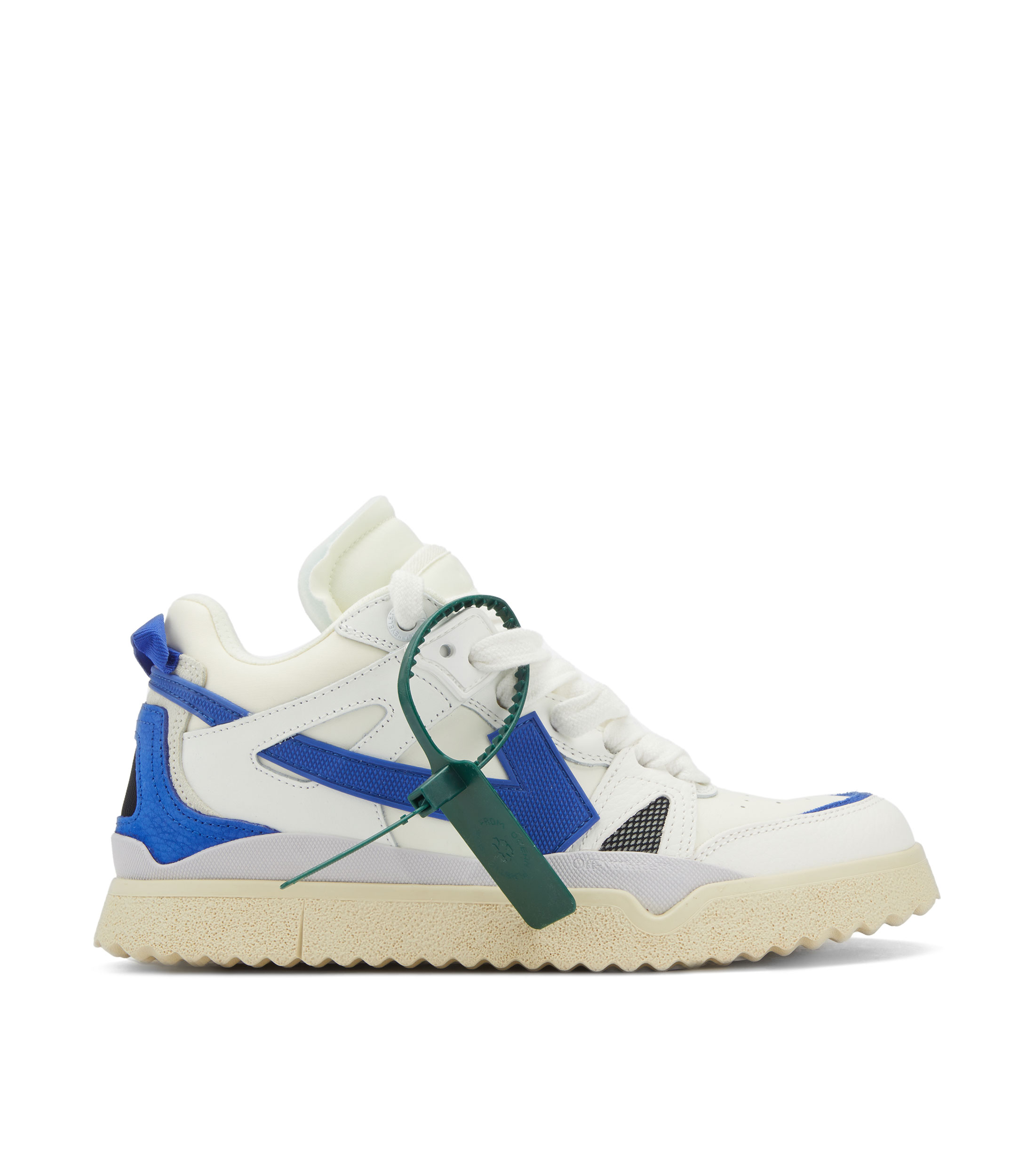 Off-White: Tenis casuales en piel Midtop Sponge Hombre | El Palacio de ...