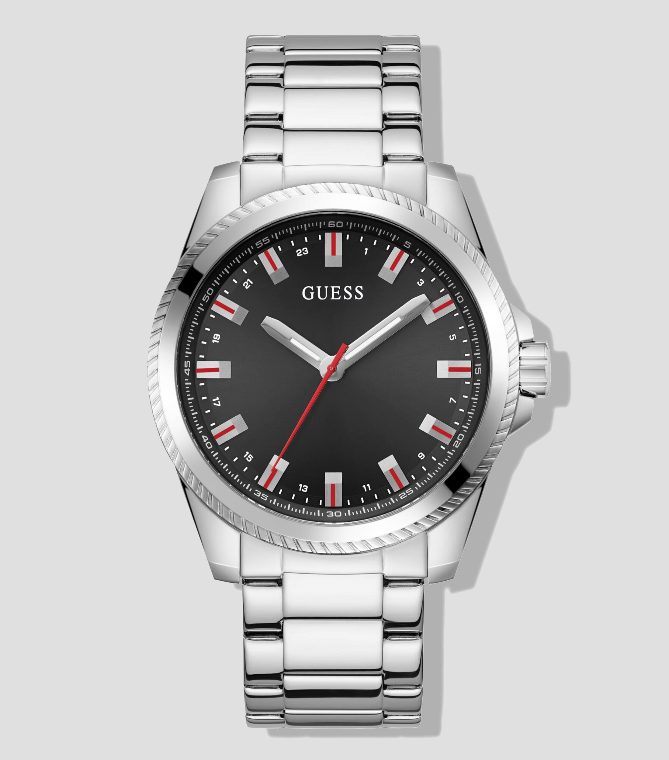 Guess: Reloj para Hombre Champ Deportivo, Plateado | El Palacio de Hierro