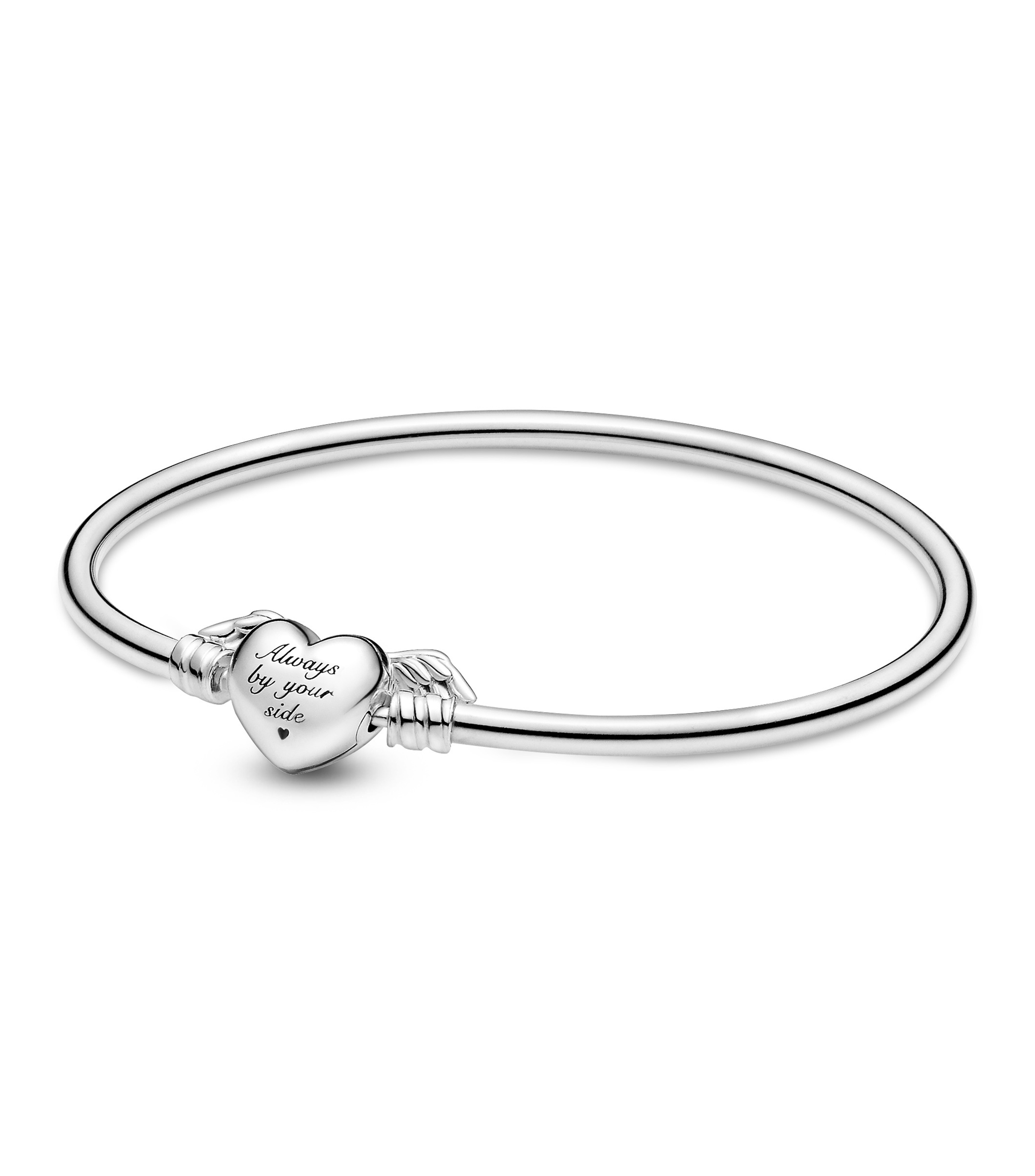 Pandora Brazalete Rígido Corazón Alado en plata Mujer - El Palacio de ...