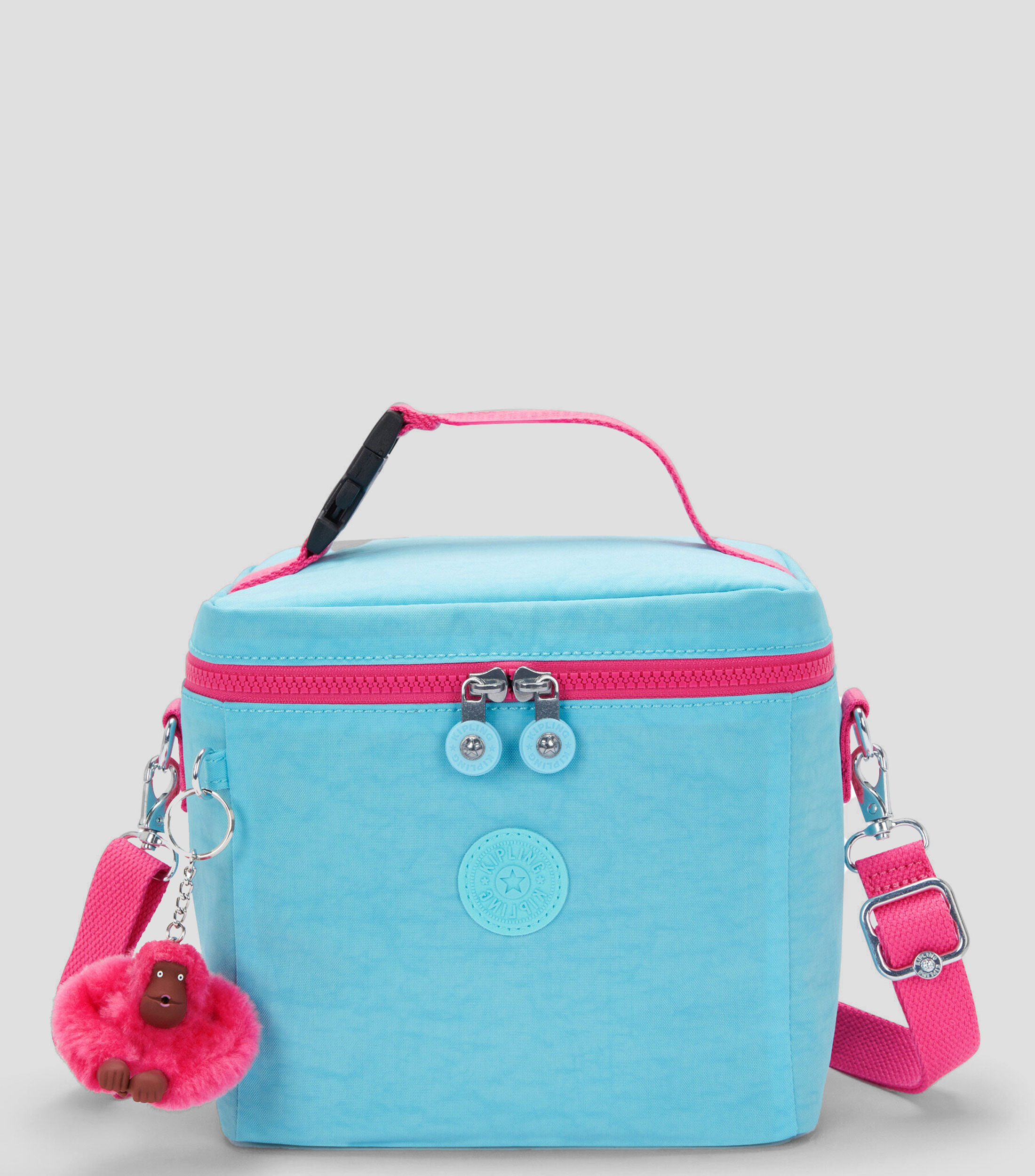 Kipling: Lonchera azul con llavero Niña teen | El Palacio de Hierro