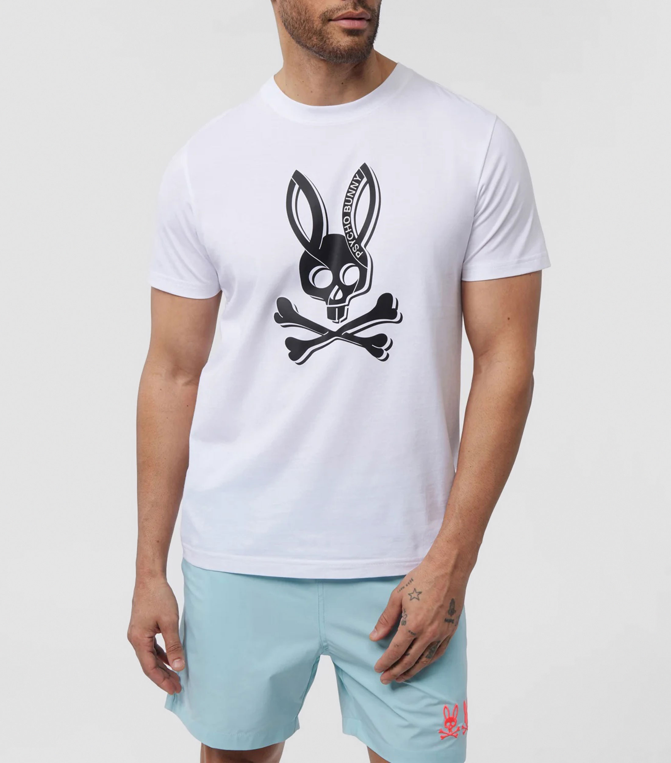 Psycho Bunny: Playera Cuello Redondo Manga Corta Hombre | El Palacio de ...