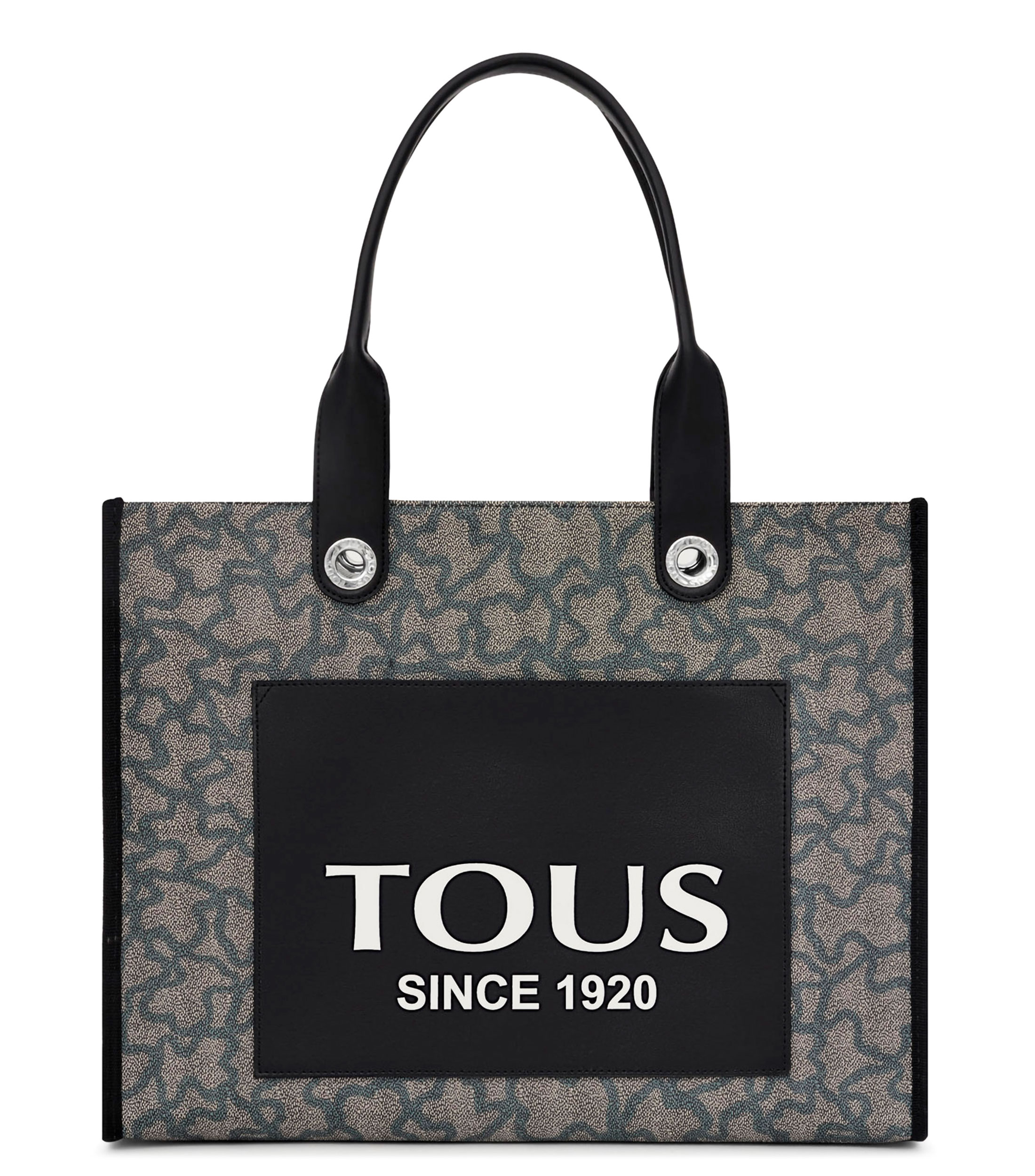 Tous: Bolso tote negro Amaya Kaos Icon monogram Mujer | El Palacio de ...