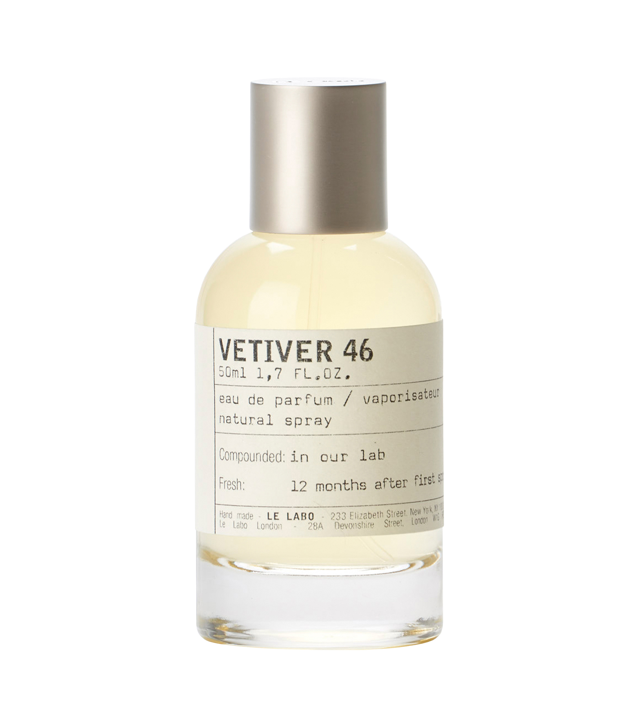 Le Labo Perfume, Eau de Parfum Vetiver 46, 50 ml Unisex - El Palacio de ...