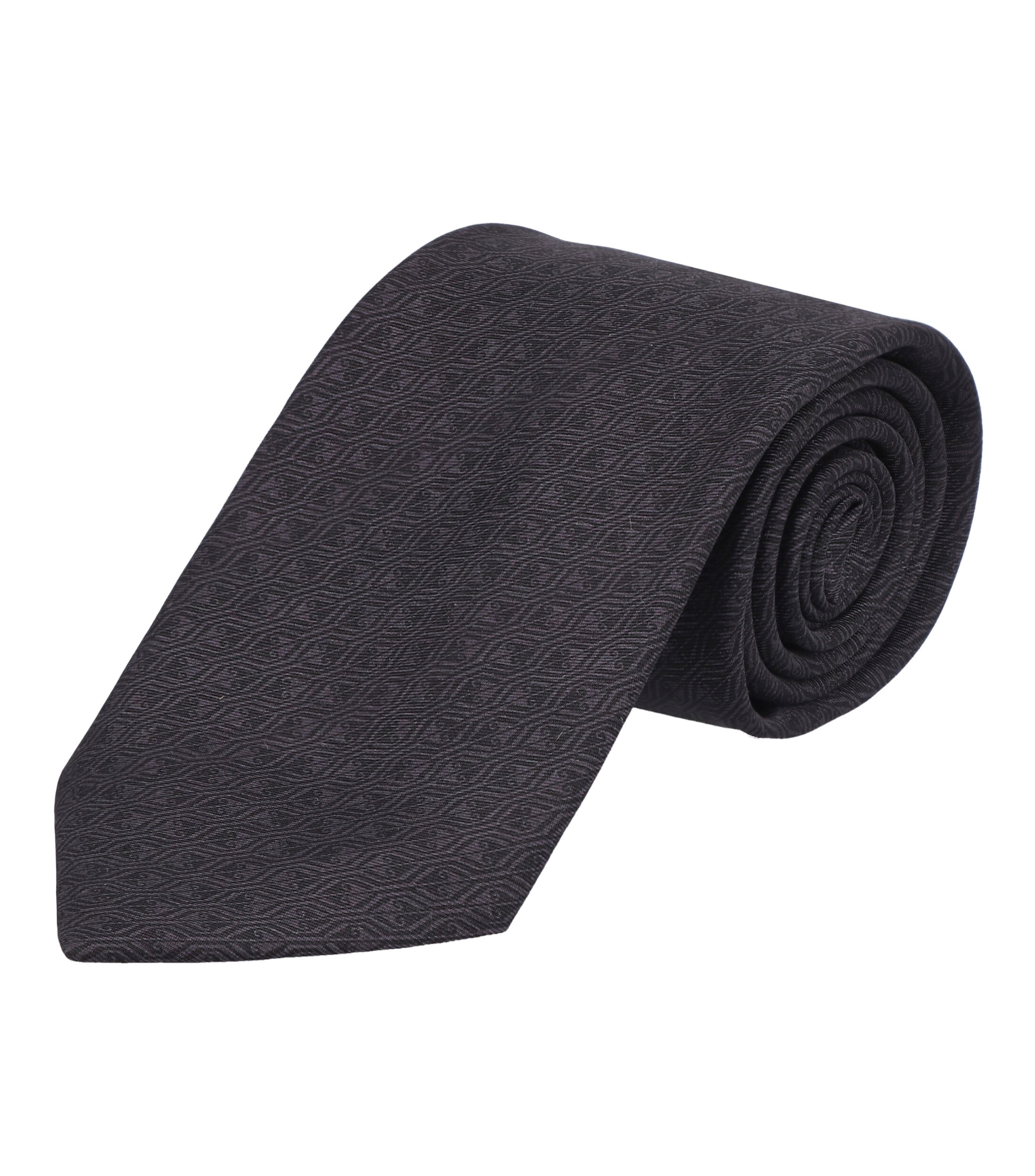 Pineda Covalin: Corbata Ancha de seda Negra con Grecas | El Palacio de ...